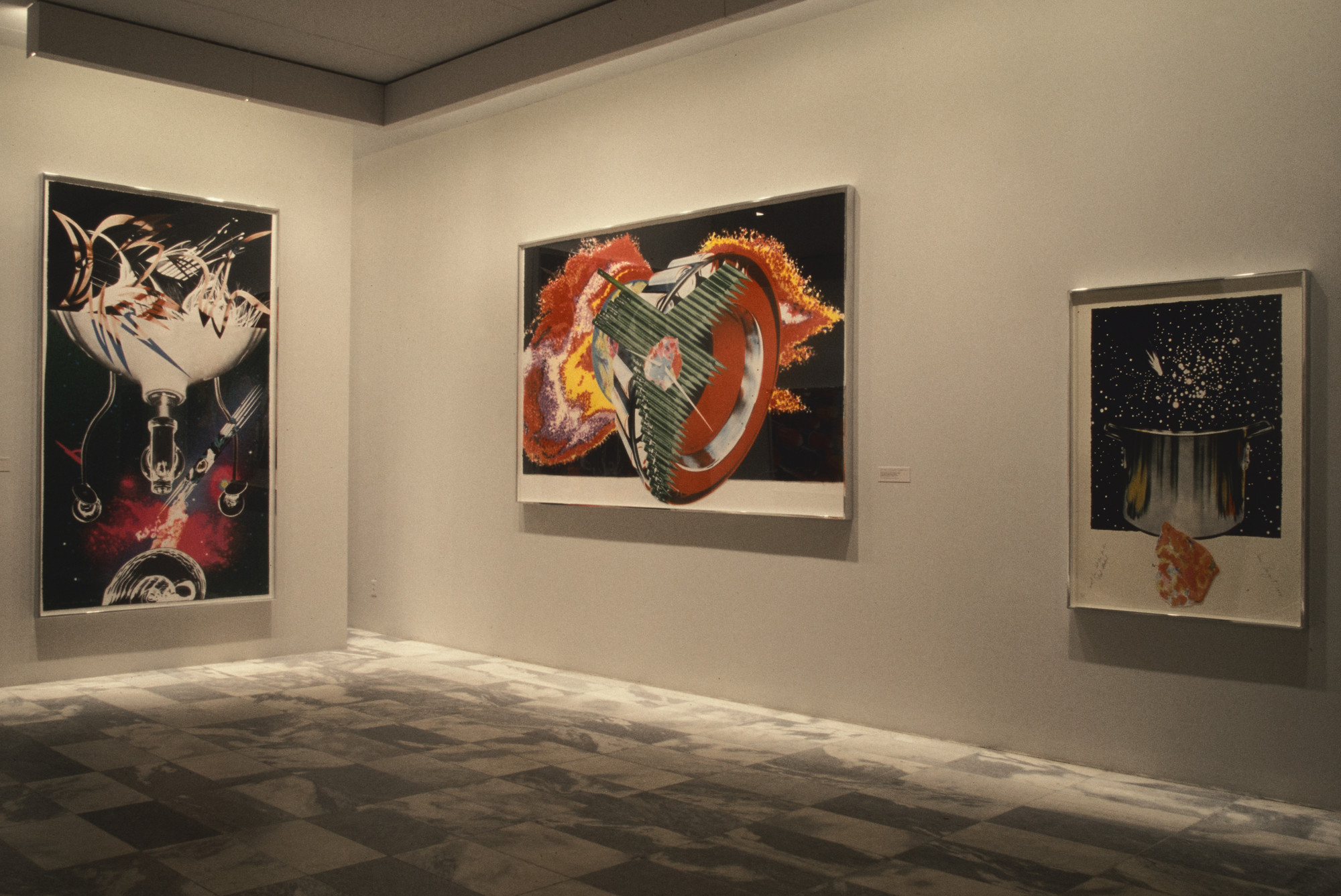 Installation view of the exhibition "James Rosenquist: Welcome to the ...