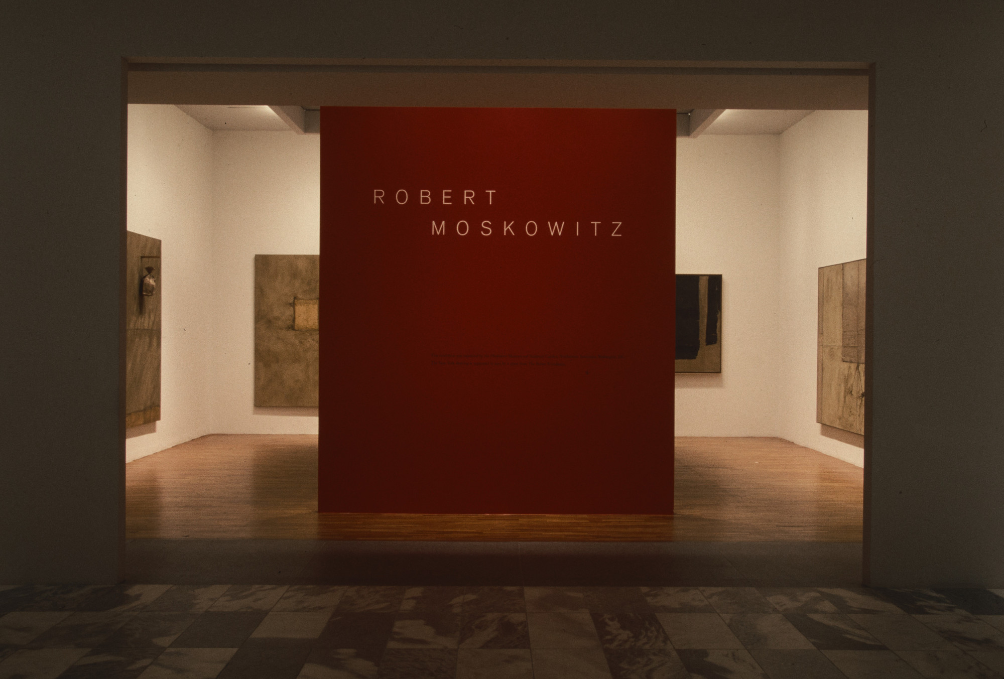 Installation view of the exhibition "Robert Moskowitz" | MoMA