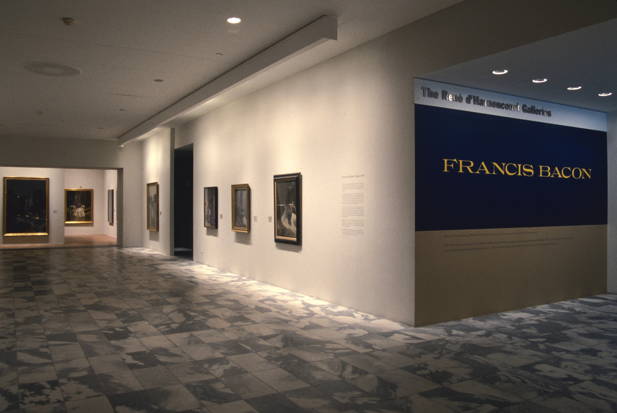 Installation view of the exhibition "Francis Bacon" | MoMA