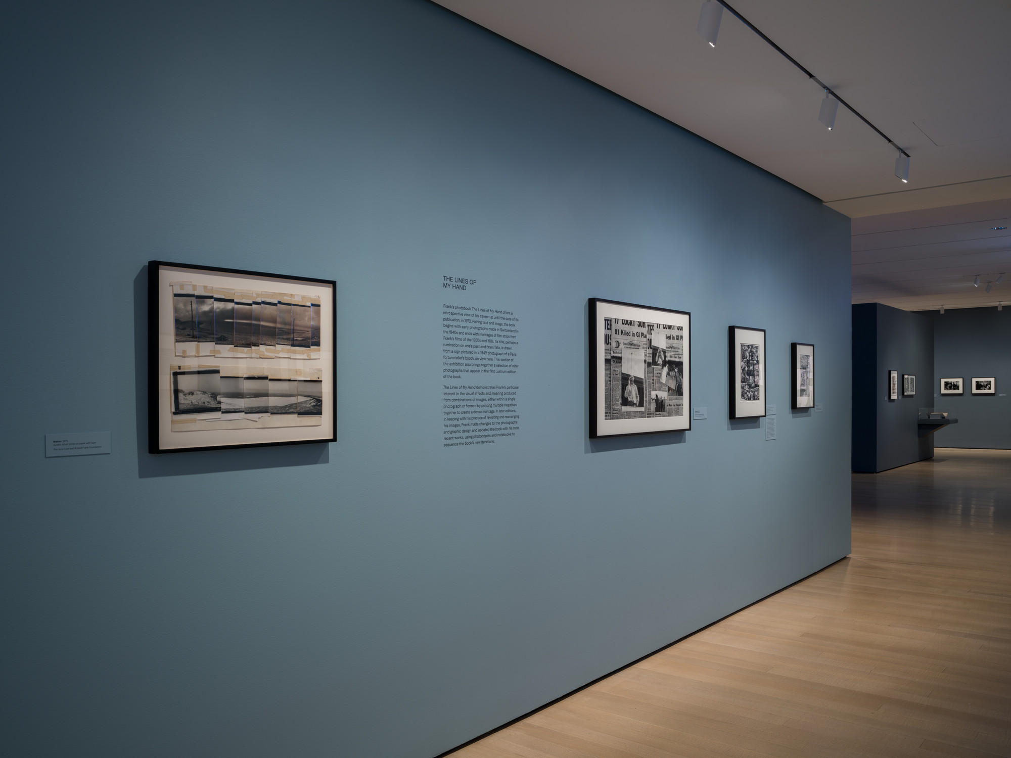 Installation view of the exhibition “Life Dances On: Robert Frank in ...