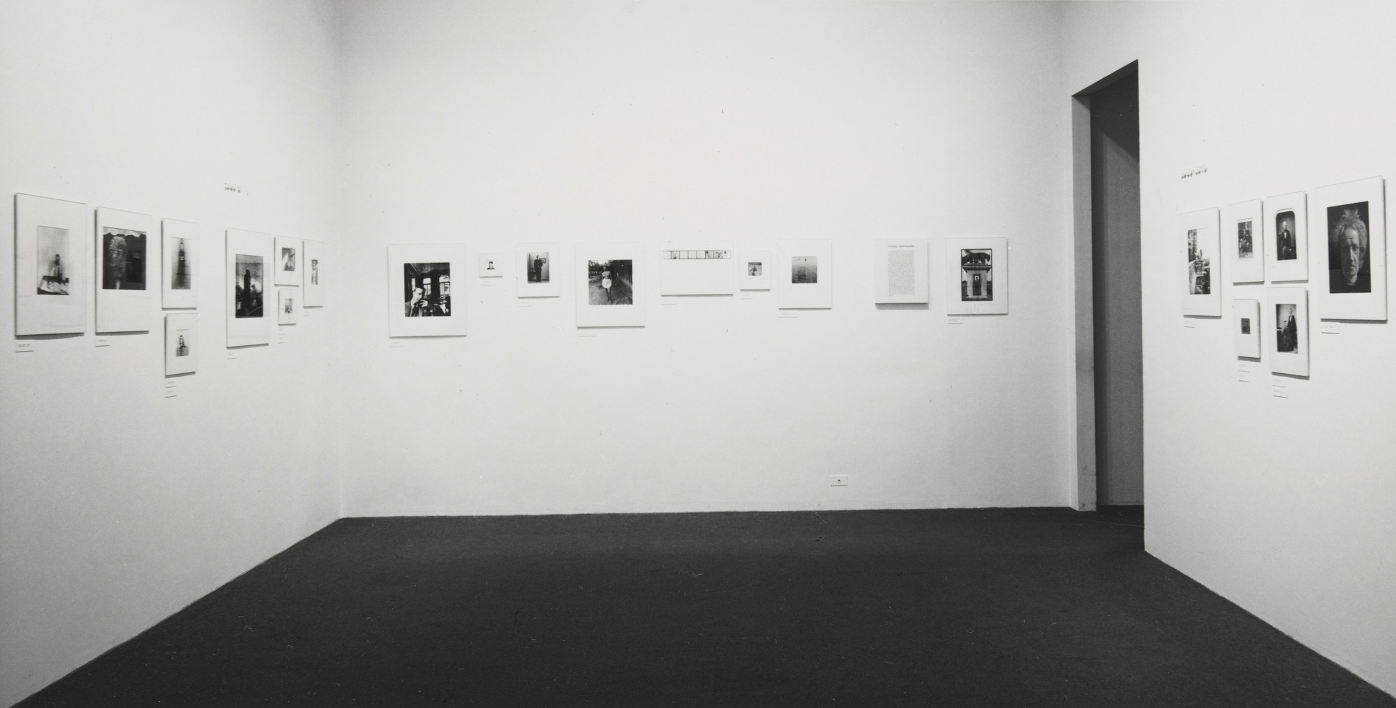 Installation view of the exhibition "Portrait Photographs" | MoMA