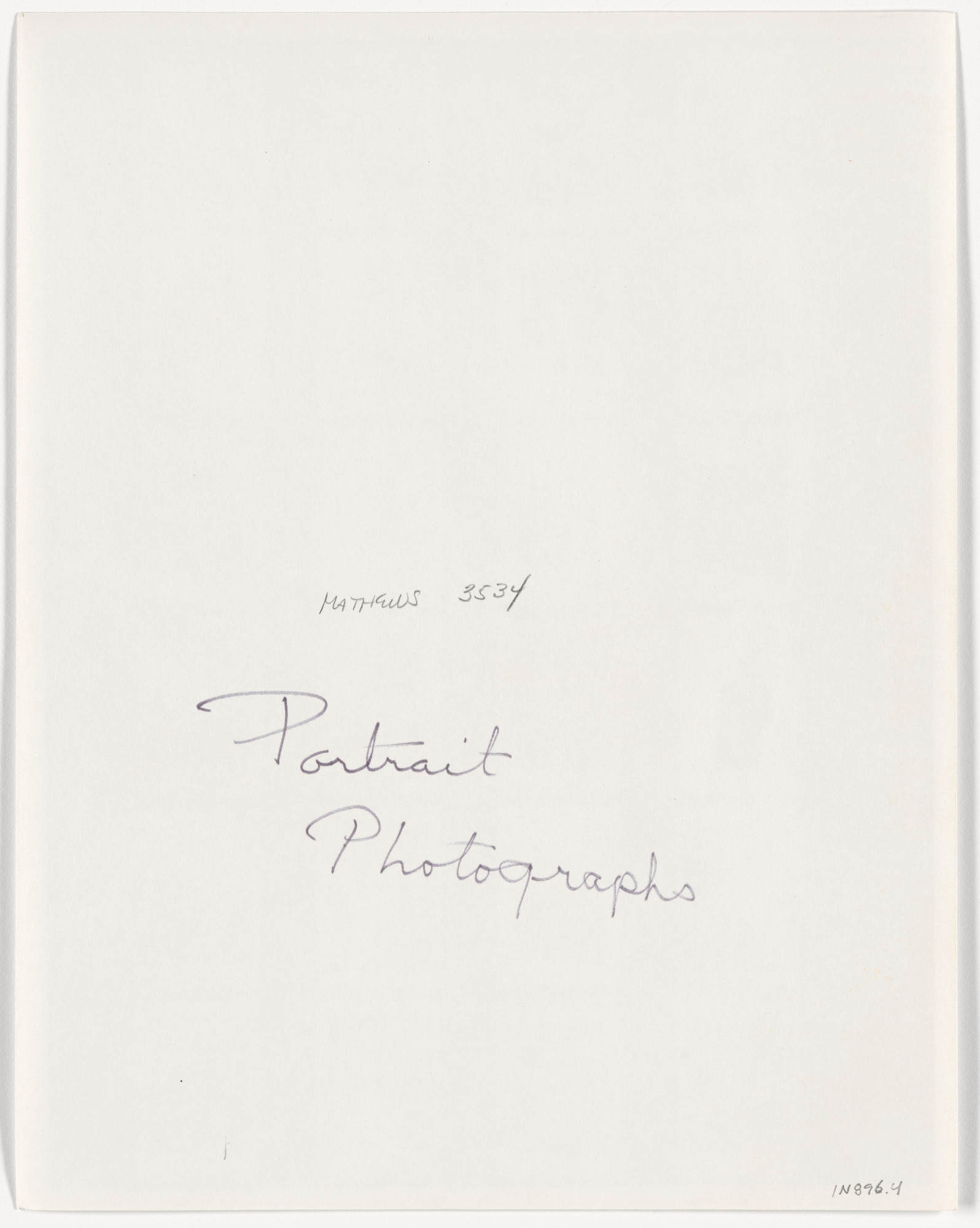 Contact sheet of artwork included in the exhibition "Portrait ...