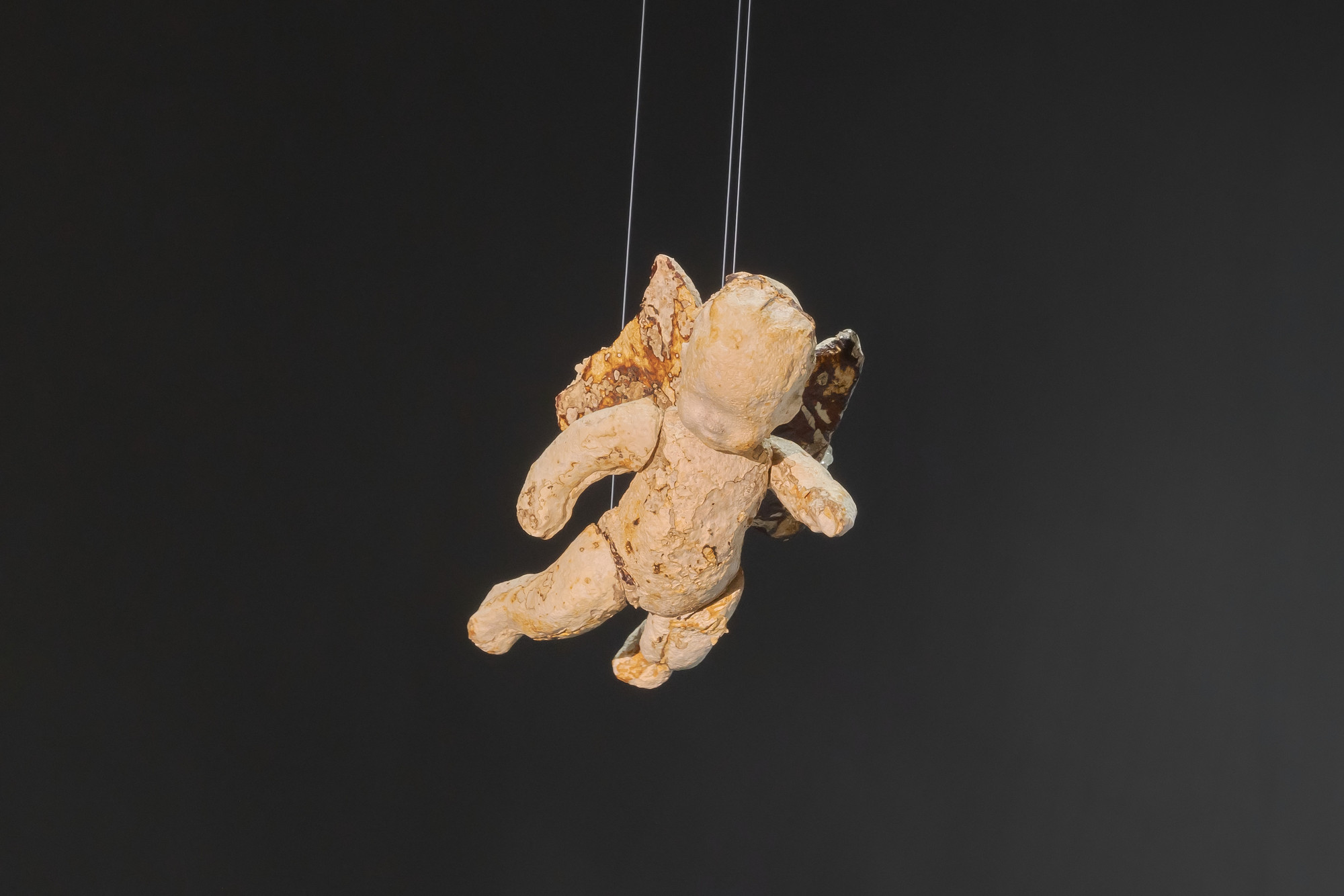 Installation view of Cupid in the exhibition “Nour Mobarak: Dafne Phono ...