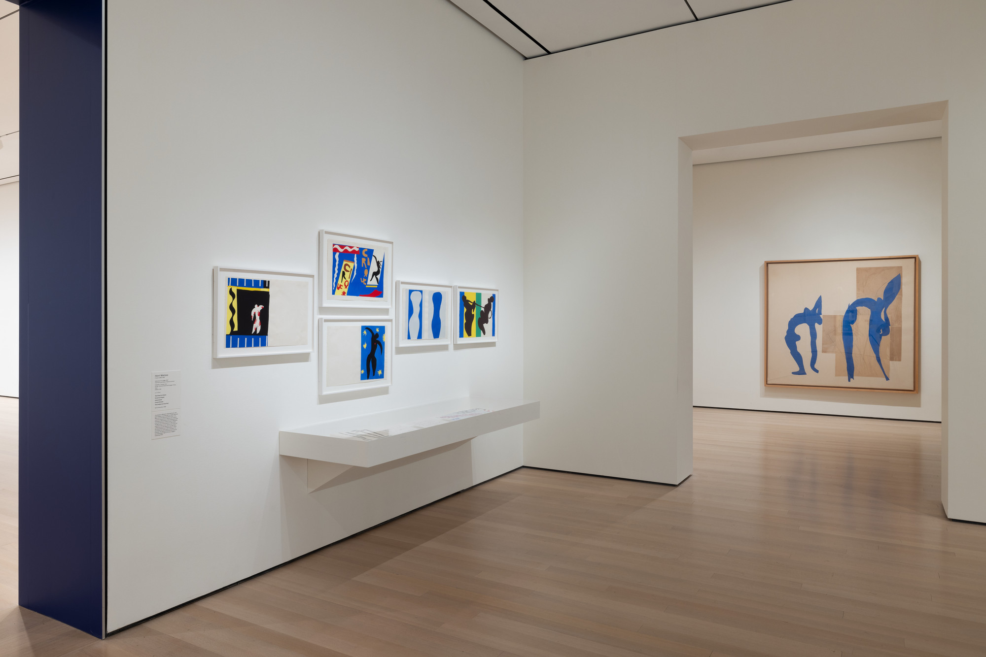 Installation view of the gallery "Matisse’s Cut-Outs: A Celebration" in ...