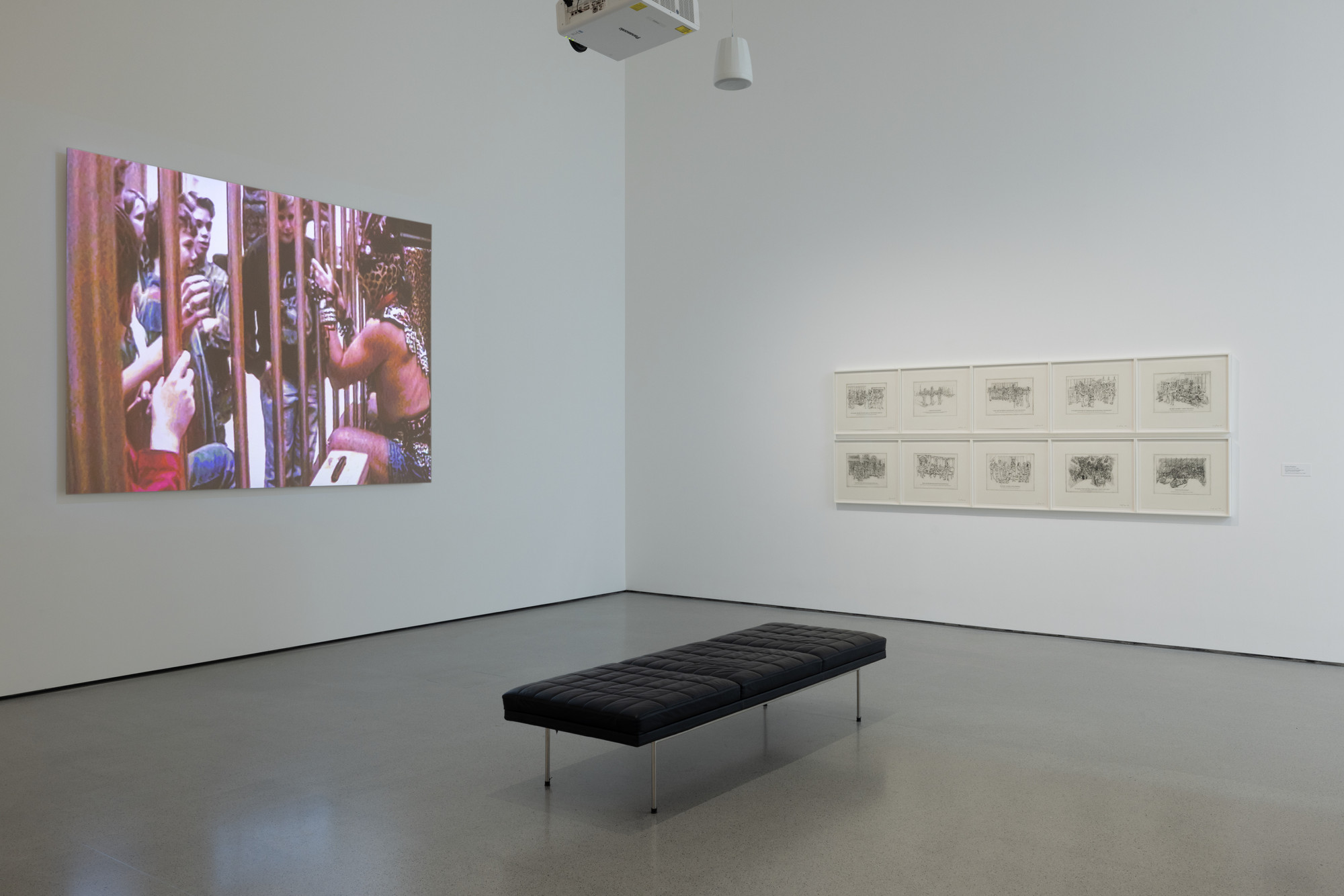 Installation view of the gallery "500 Years” in the exhibition ...
