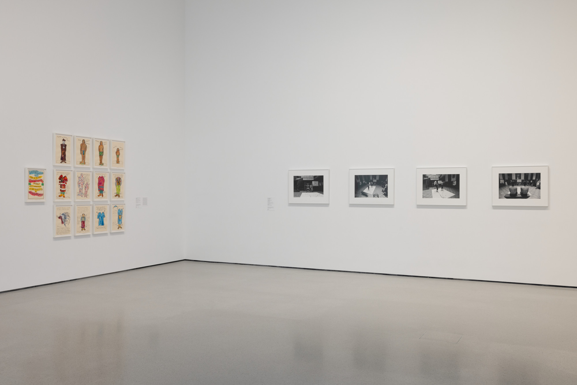 Installation view of the gallery "500 Years” in the exhibition ...