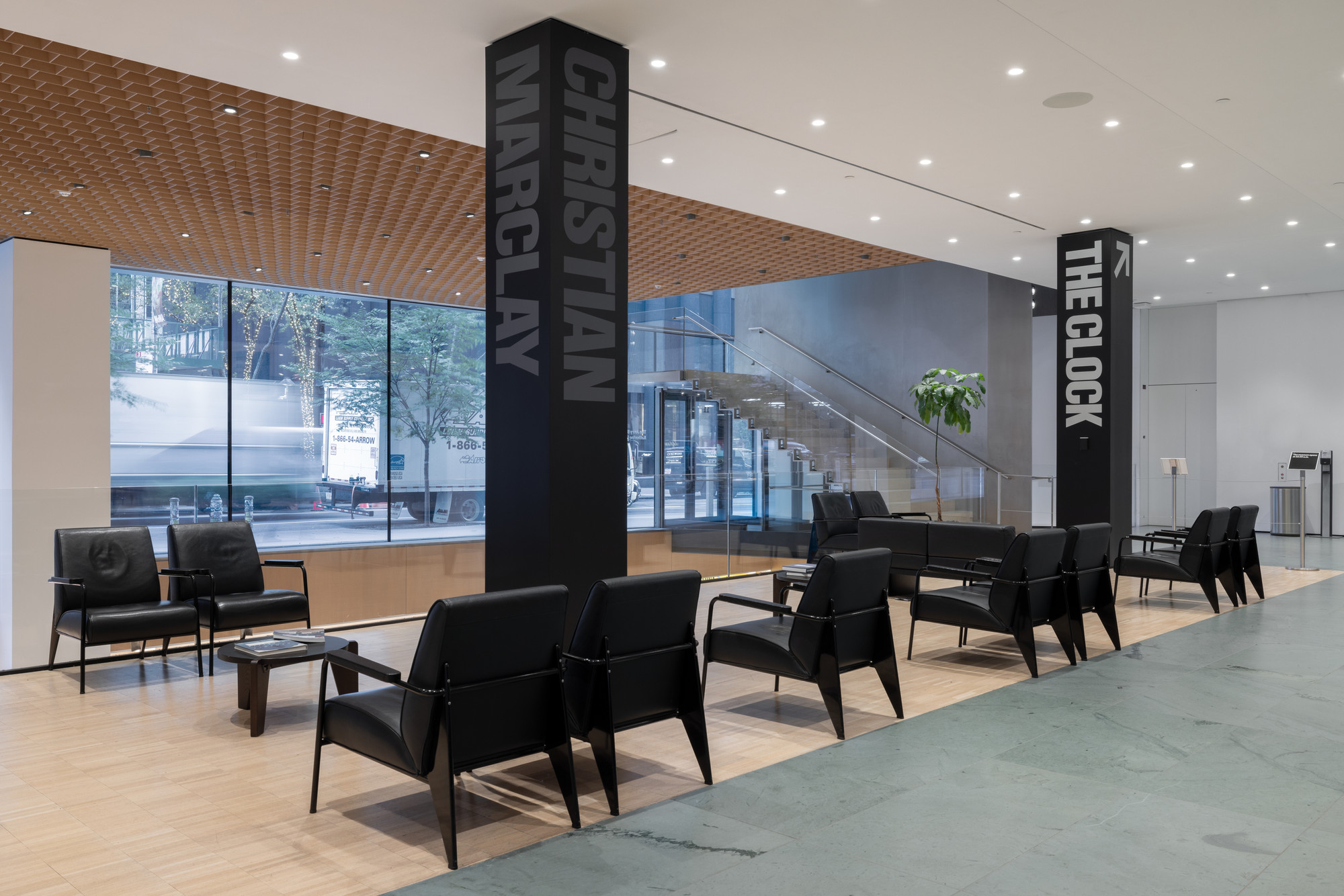 Installation view of the gallery "Christian Marclay: The Clock” in the ...