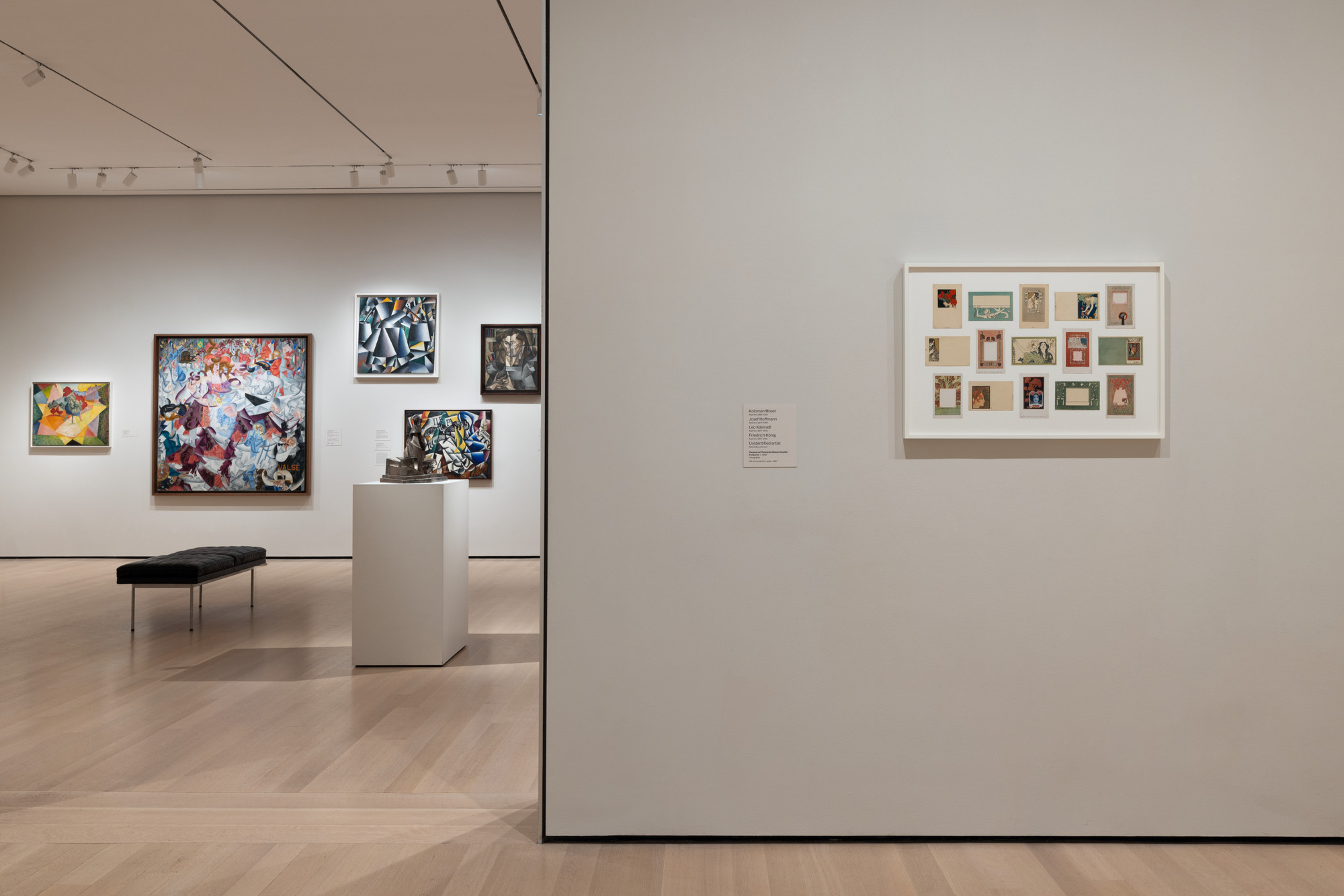 Installation view of the gallery "Vienna Secession" in the exhibition ...