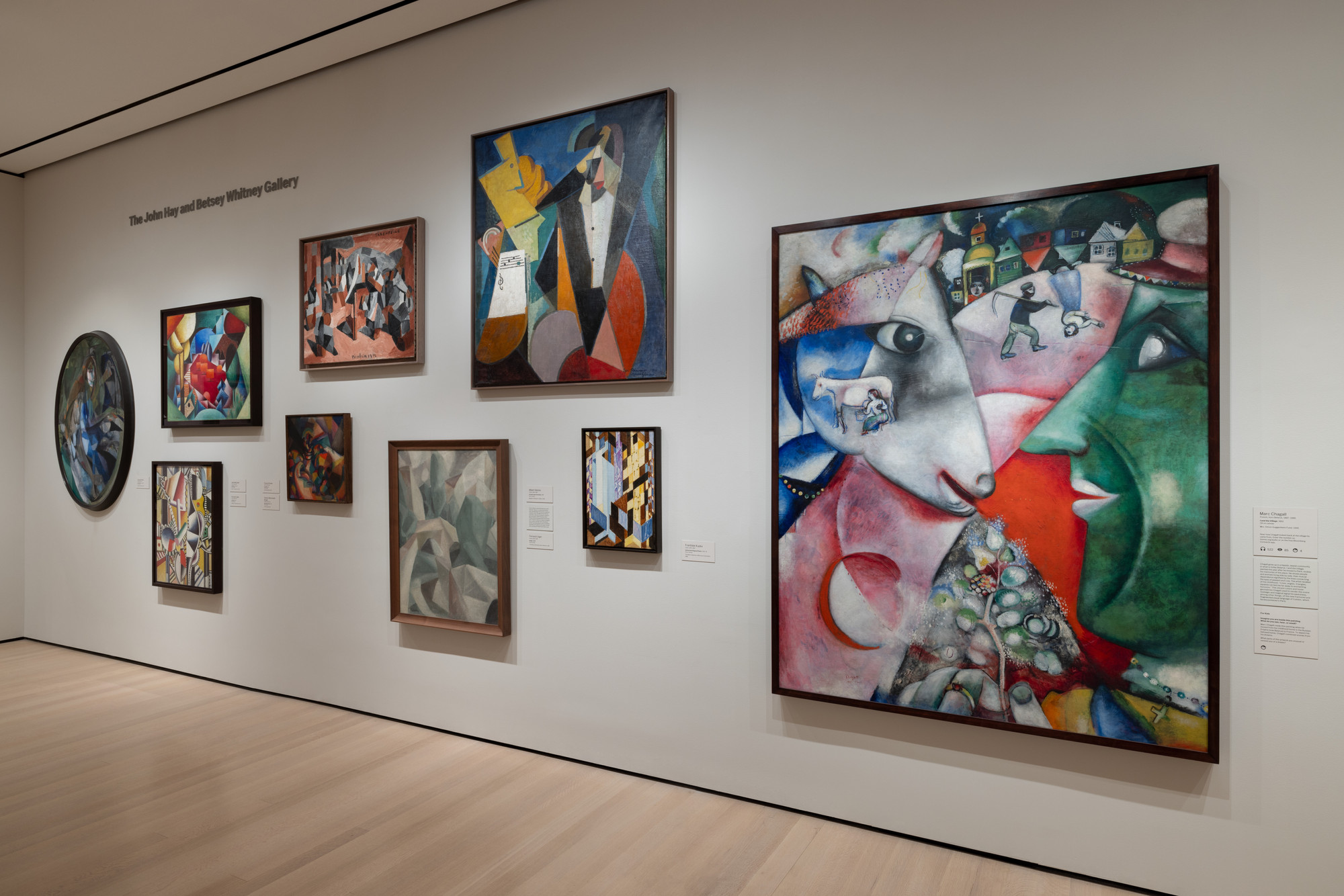 Installation view of the gallery “A Cubist Salon” in the exhibition ...