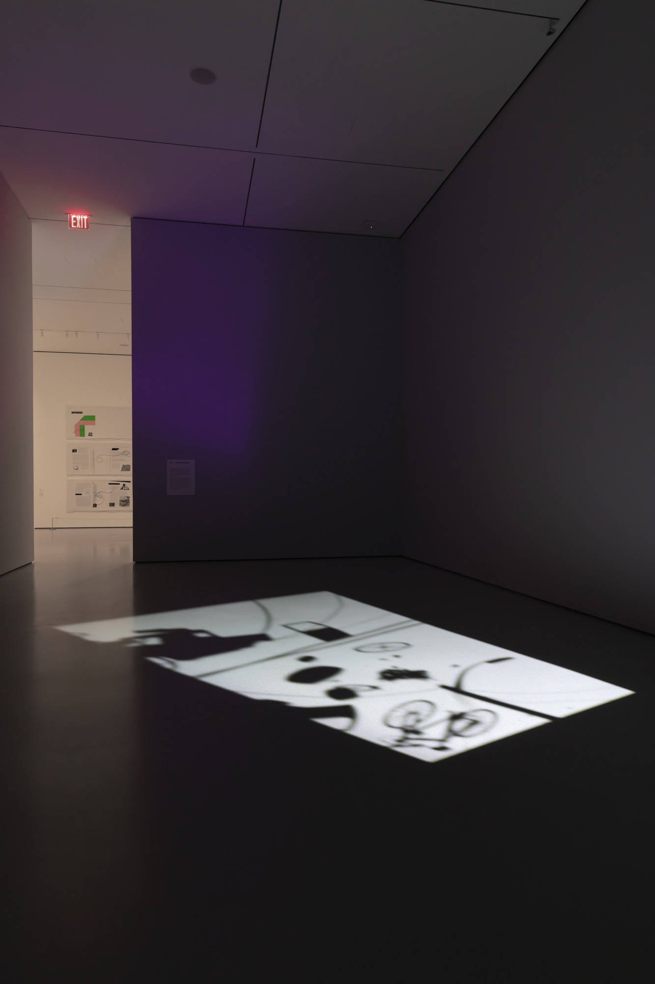 Installation view of the gallery "Paul Chan’s 1st Light" in the ...