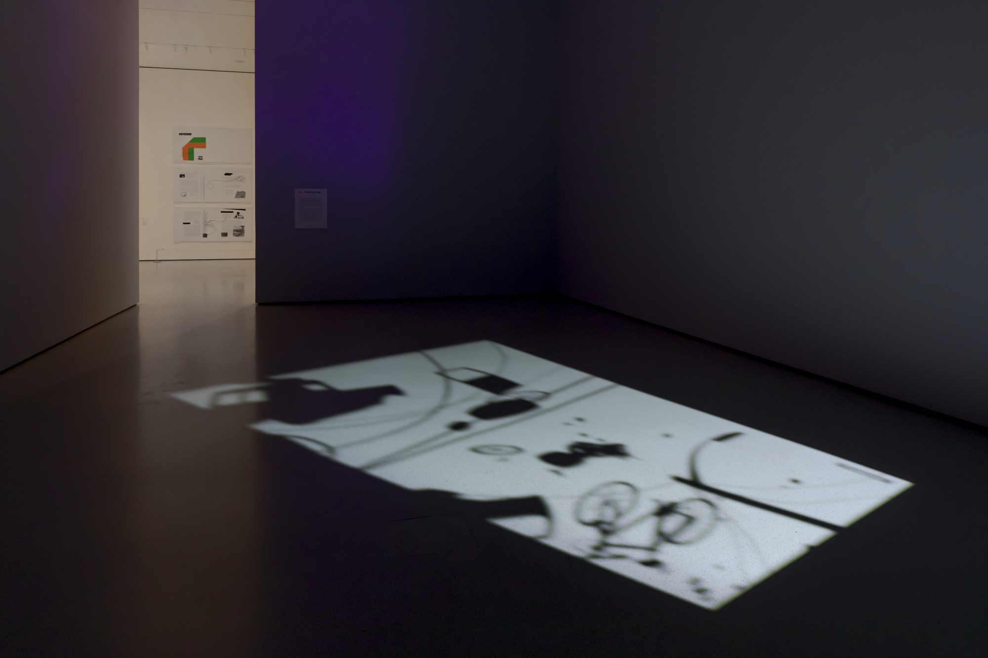 Installation view of the gallery "Paul Chan’s 1st Light" in the ...