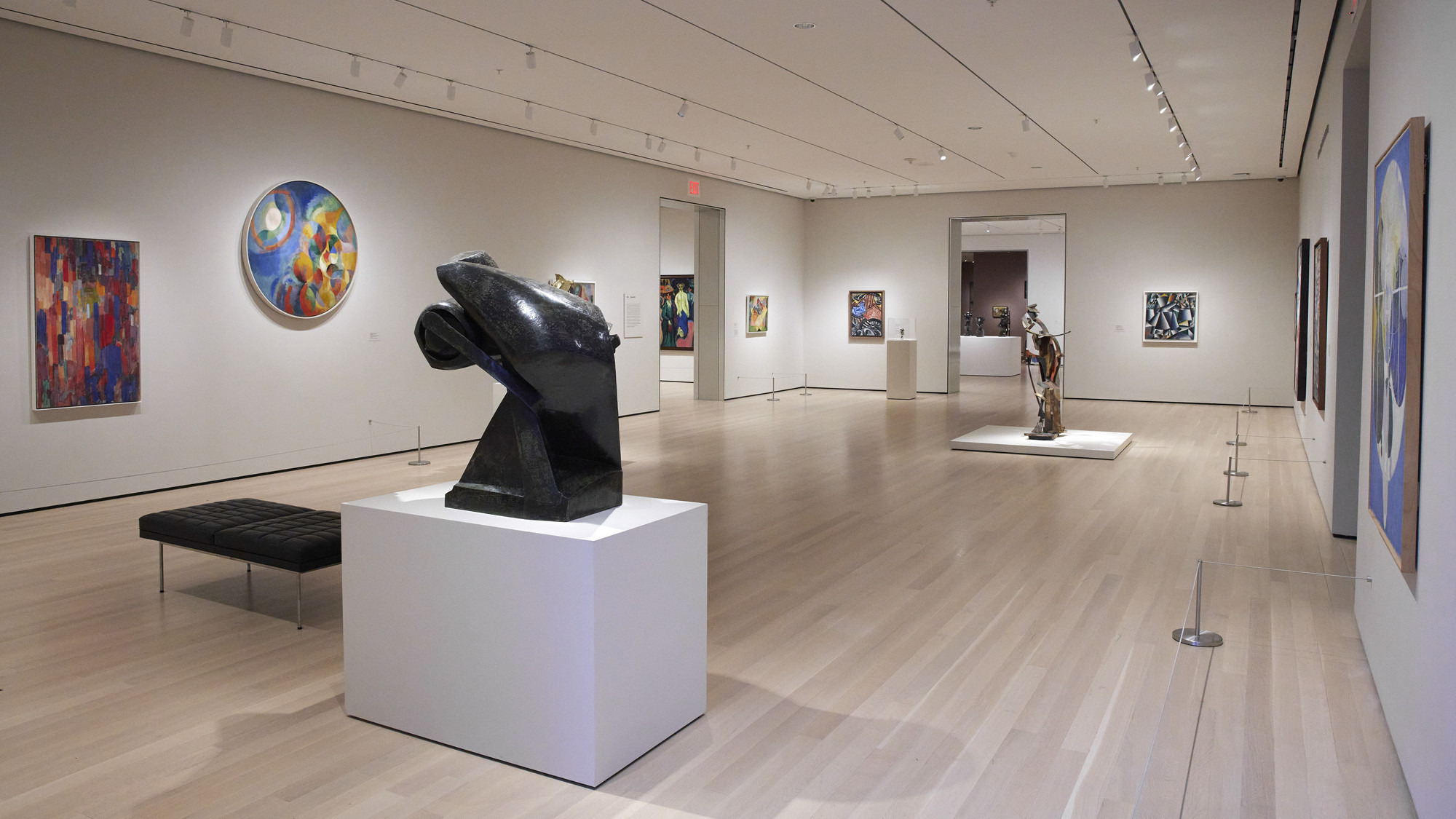 Installation view of the gallery "Circa 1913" in the exhibition ...