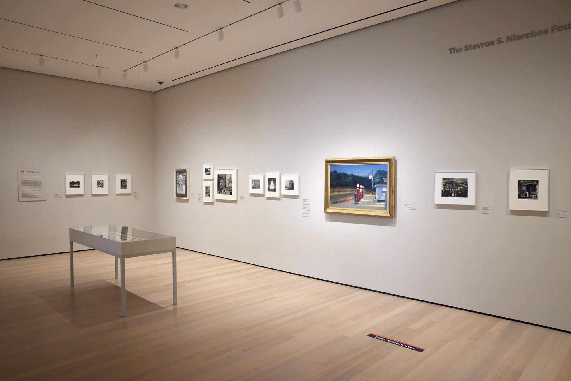 Installation view of the gallery "Picturing America" in the exhibition ...