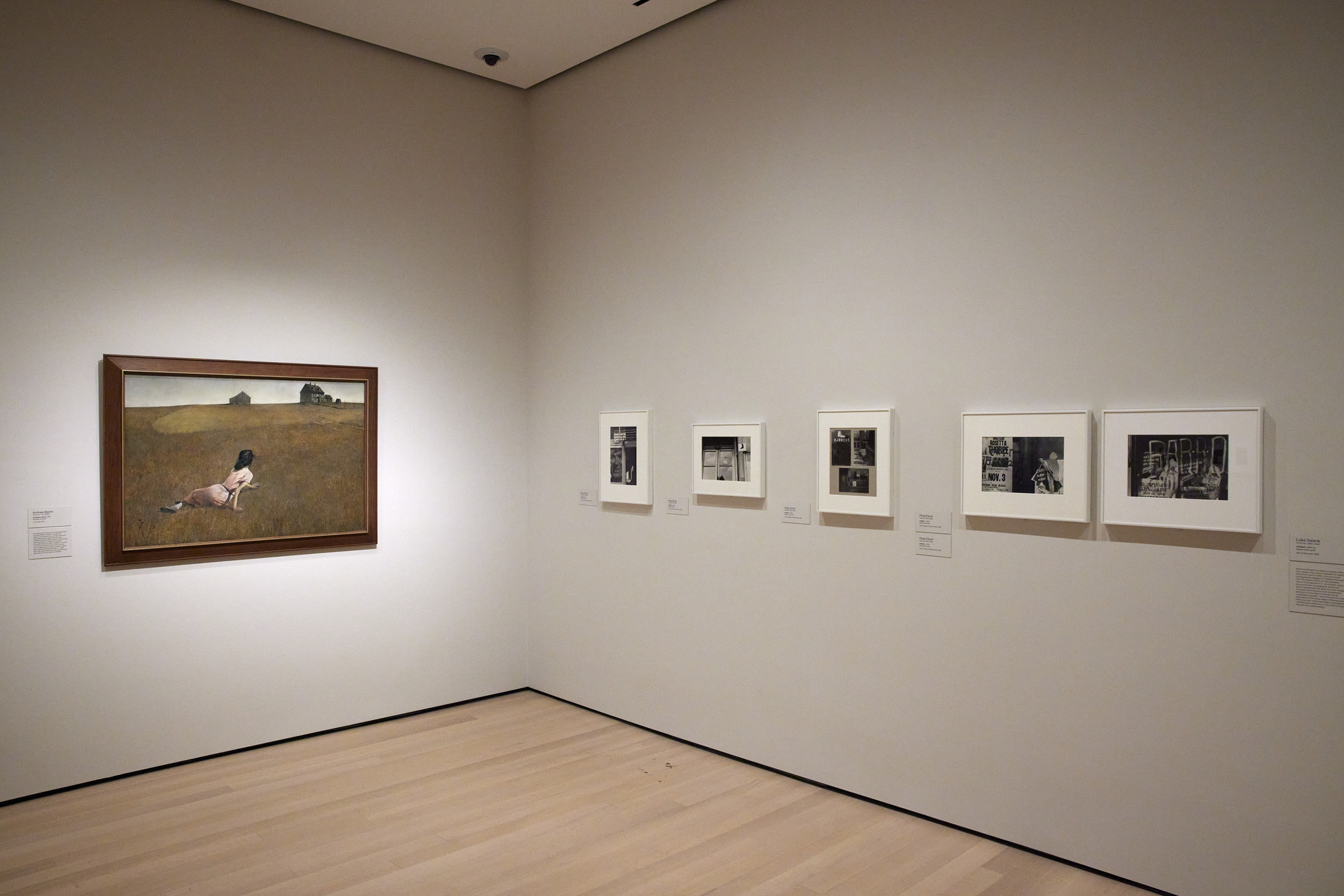 Installation view of the gallery "Picturing America" in the exhibition ...