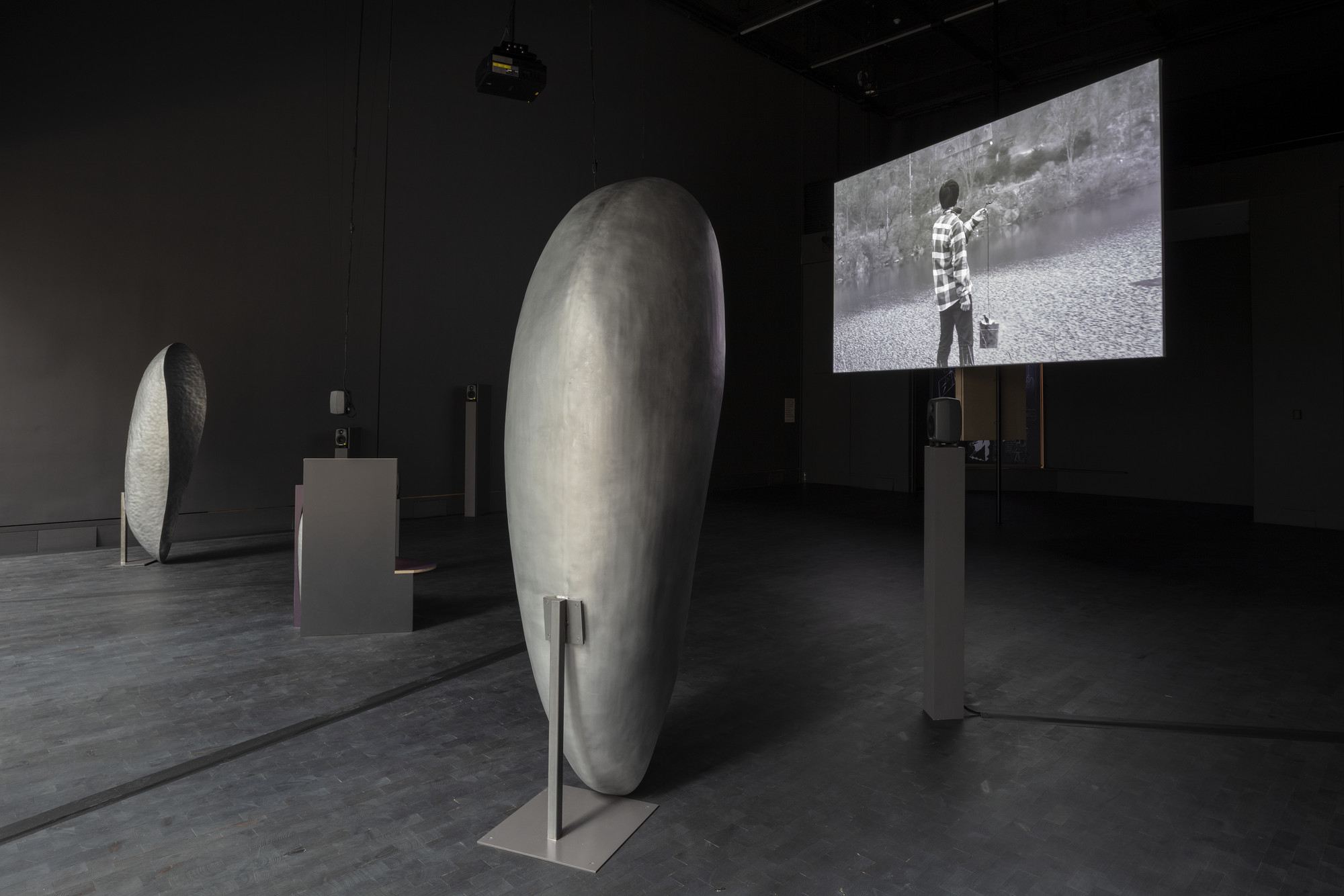 Installation view of the exhibition "Sung Hwan Kim’s 'Temper Clay" | MoMA