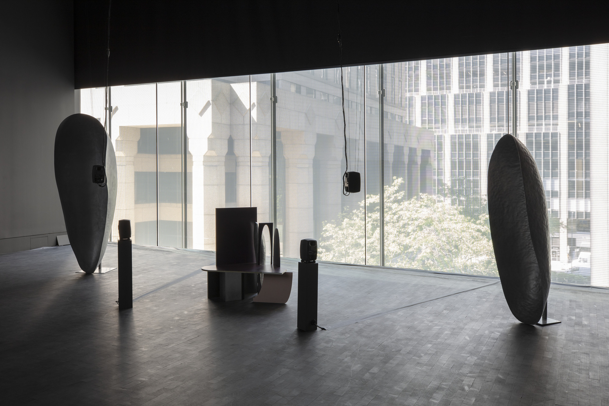 Installation view of the exhibition "Sung Hwan Kim’s 'Temper Clay" | MoMA