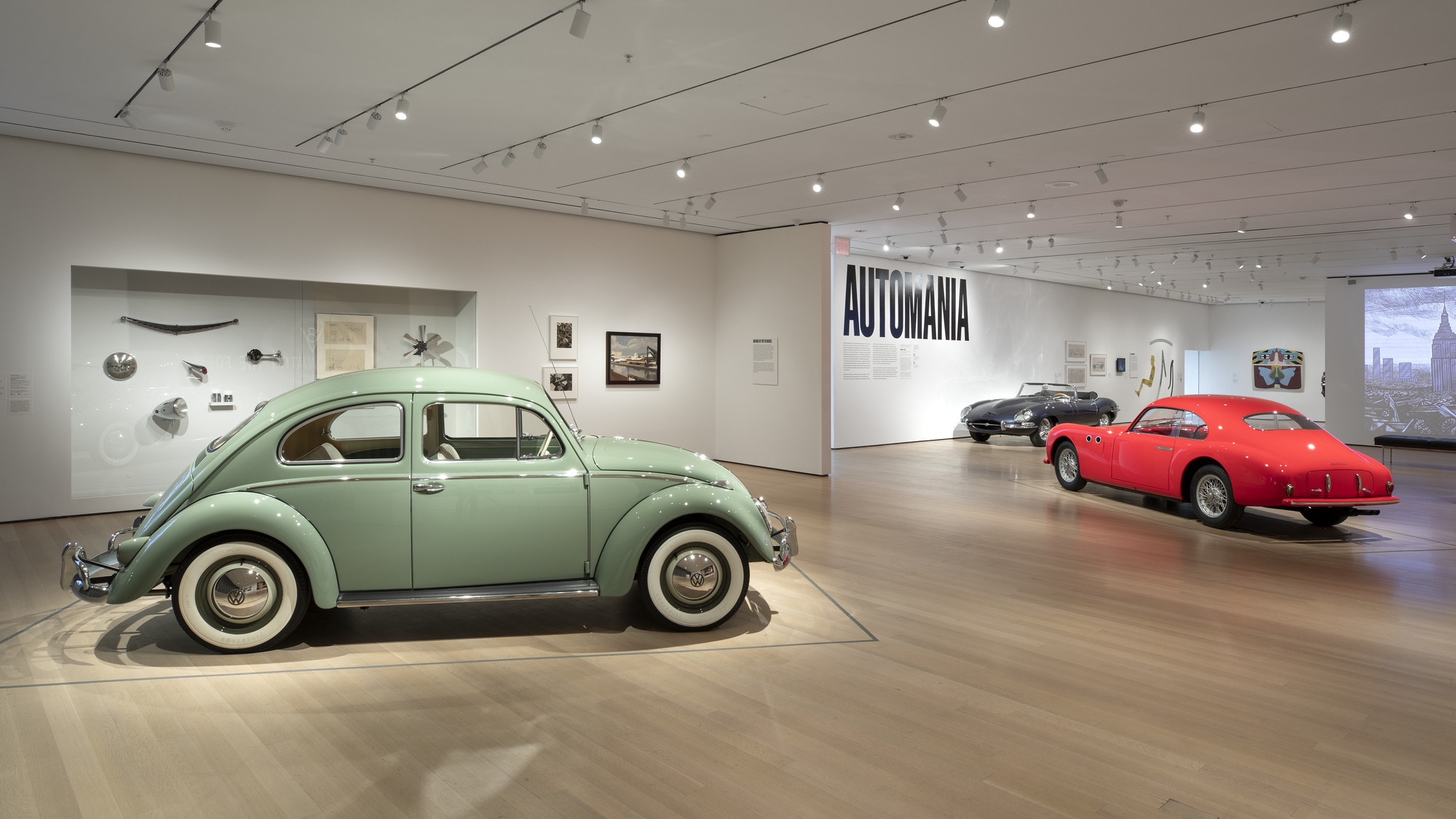 Installation view of the exhibition "Automania" | MoMA