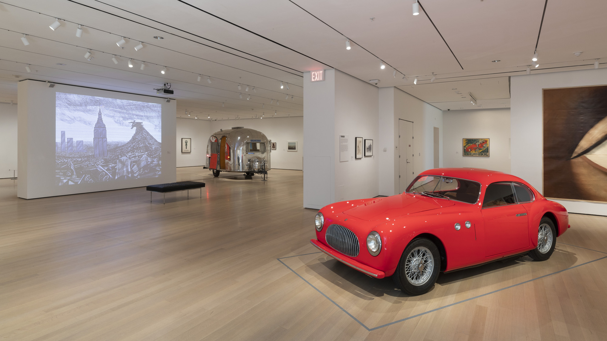 Installation view of the exhibition "Automania" | MoMA