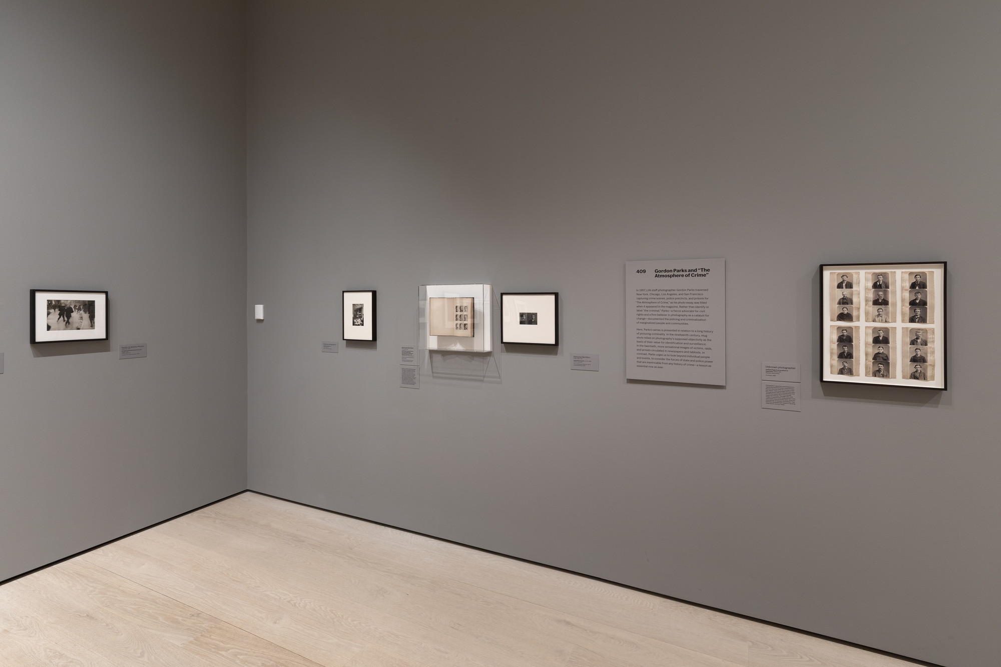 Installation view of the gallery "Gordon Parks and The Atmosphere of ...