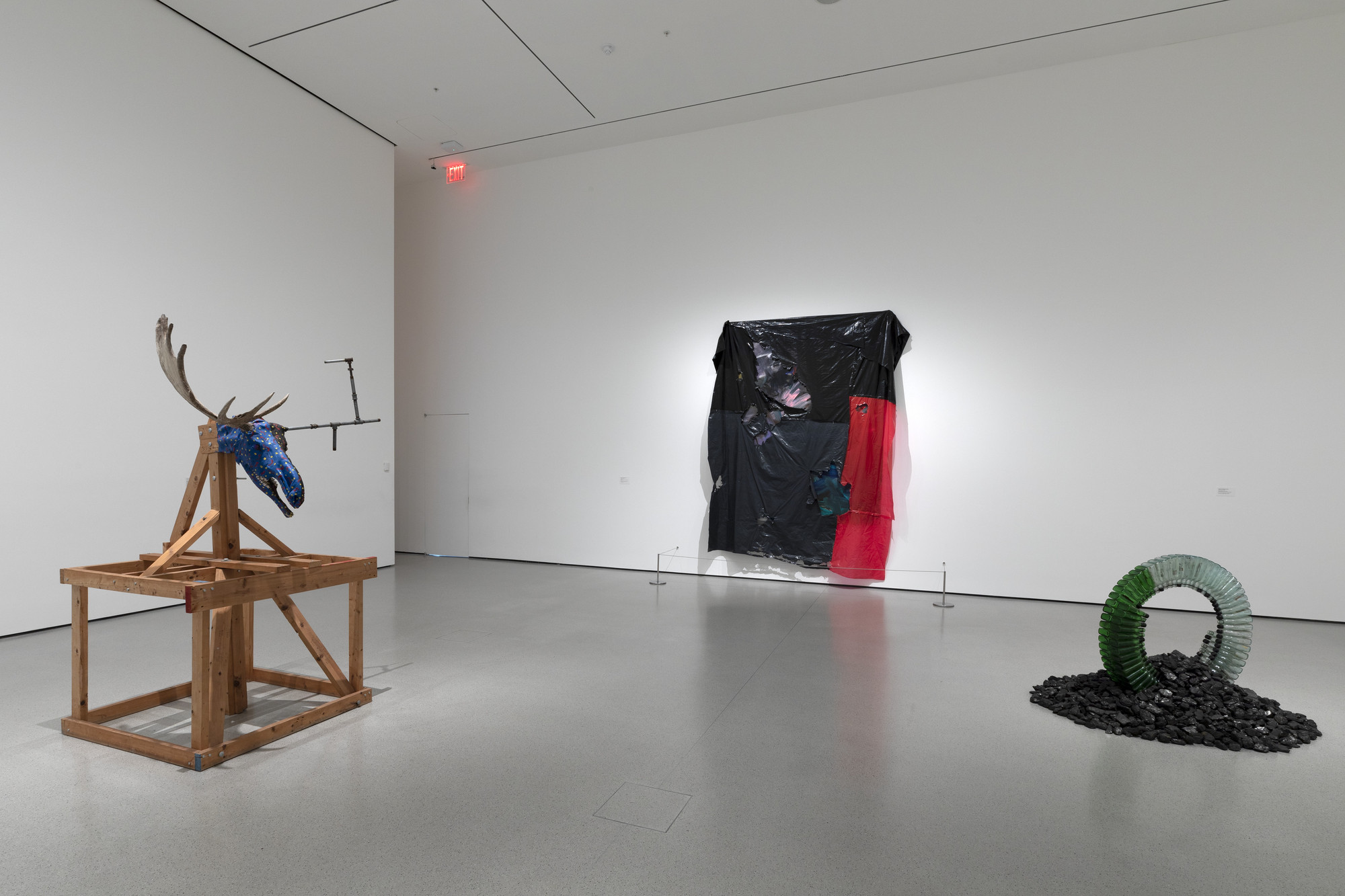 Installation view of the gallery "Assembly" in the exhibition ...
