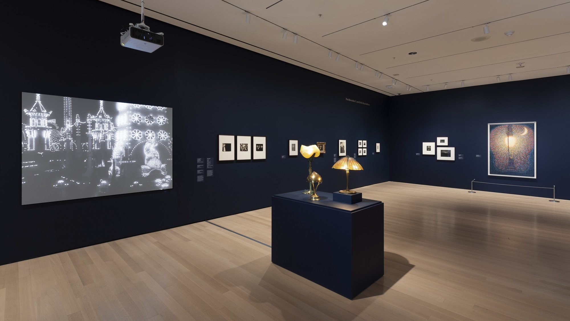 Installation view of the gallery "Motion and Illumination" in the ...