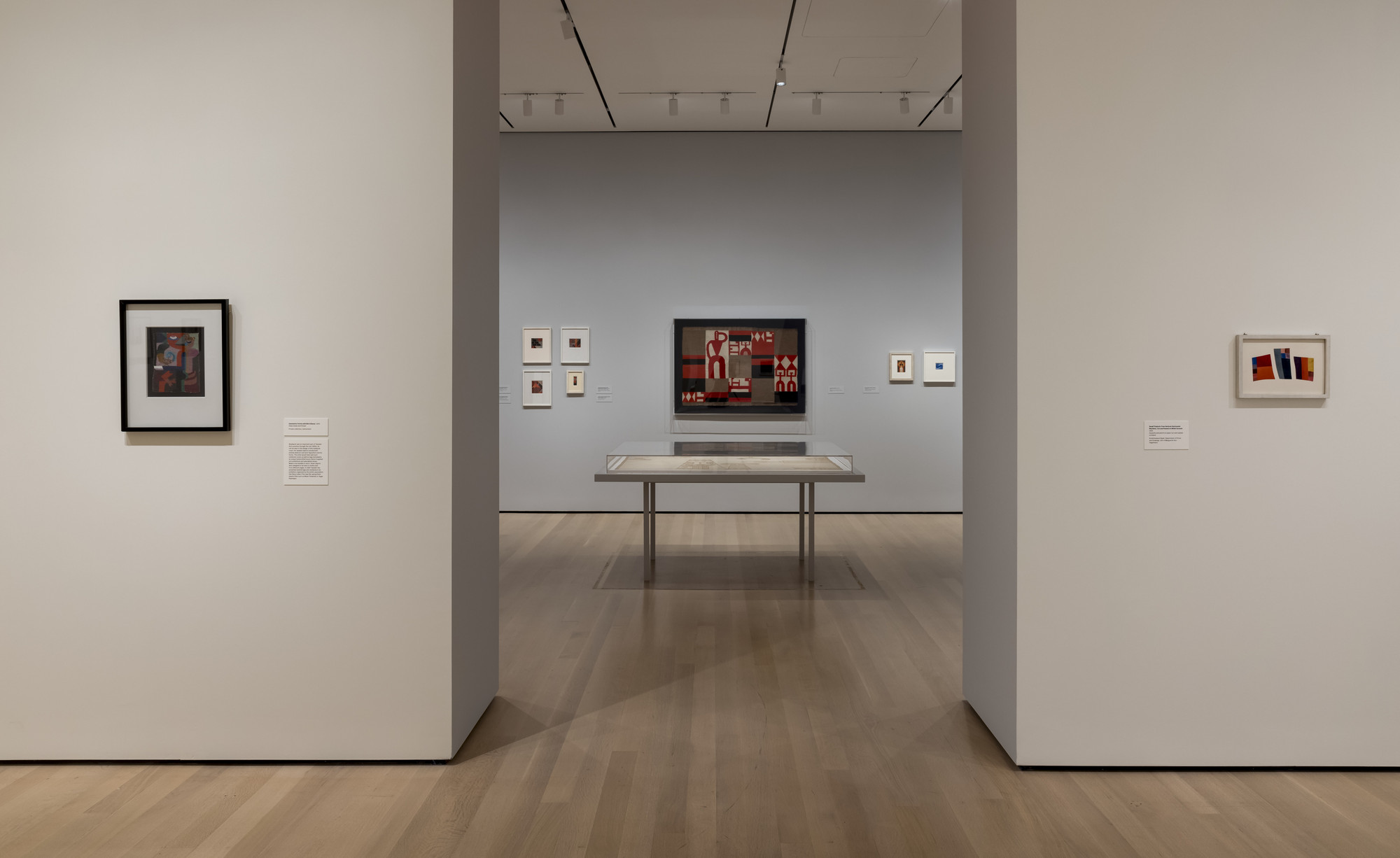 Installation view of the exhibition "Sophie Taeuber-Arp: Living ...