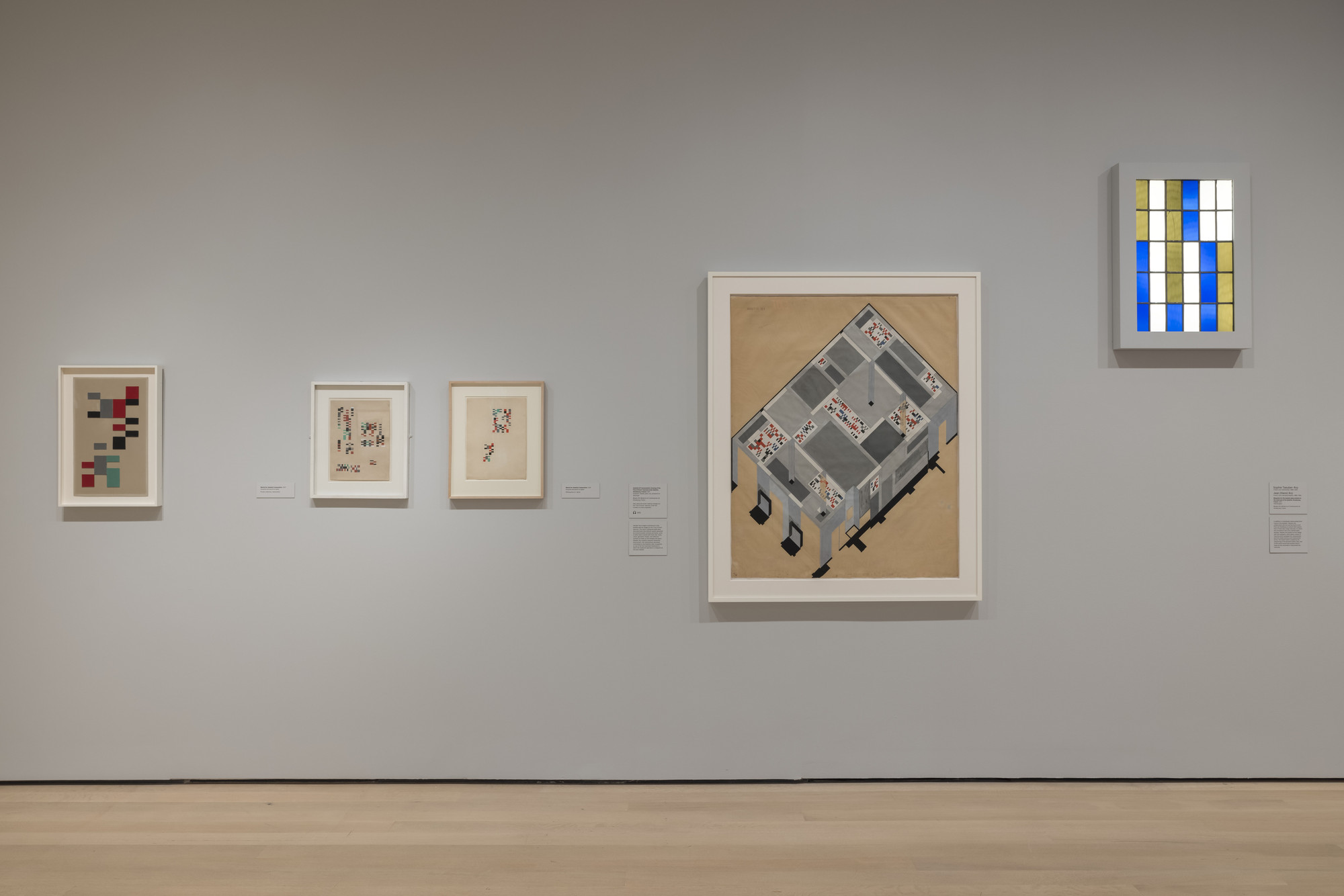 Installation view of the exhibition "Sophie Taeuber-Arp: Living ...