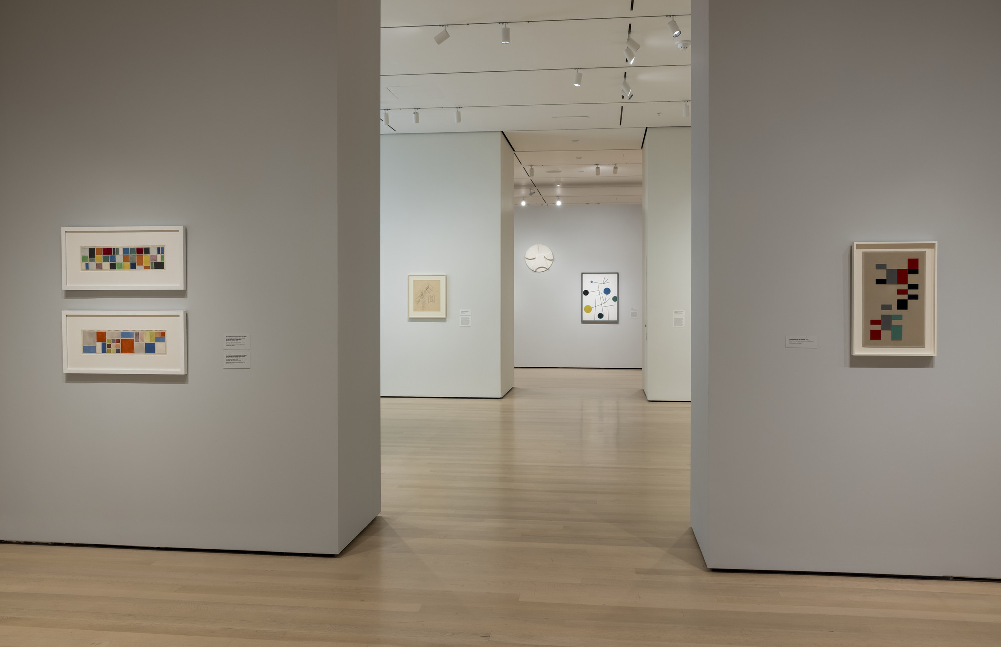 Installation view of the exhibition "Sophie Taeuber-Arp: Living ...