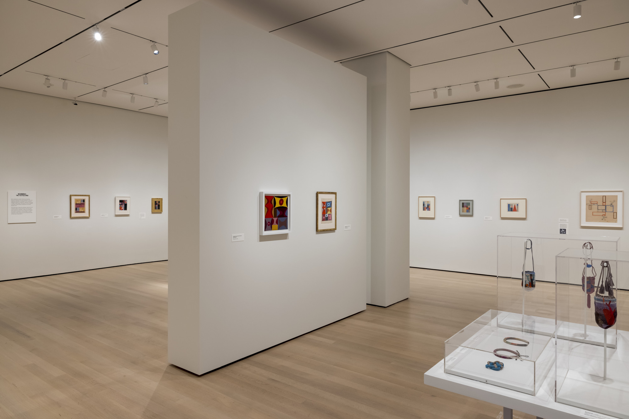 Installation view of the exhibition "Sophie Taeuber-Arp: Living ...