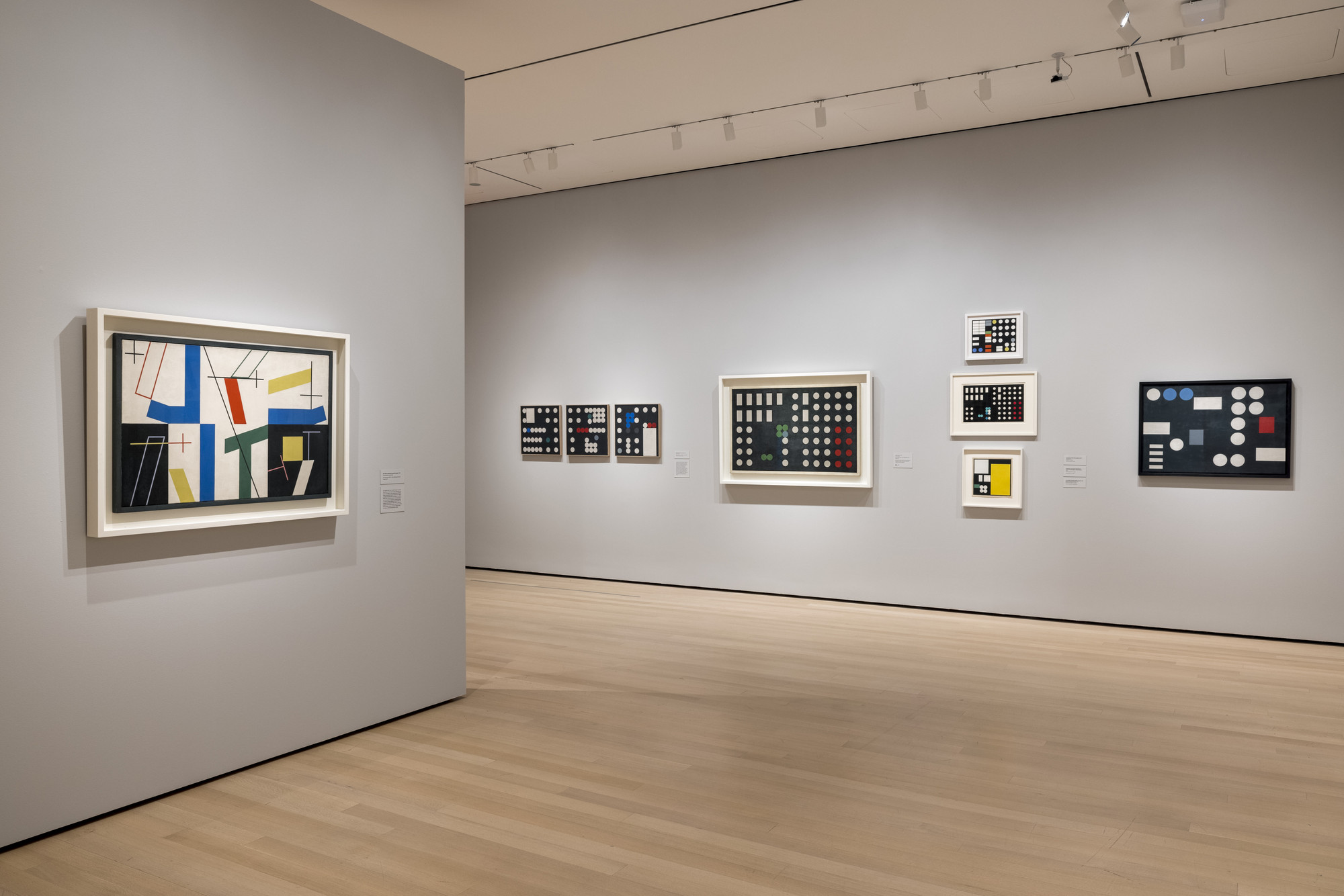 Installation view of the exhibition "Sophie Taeuber-Arp: Living ...