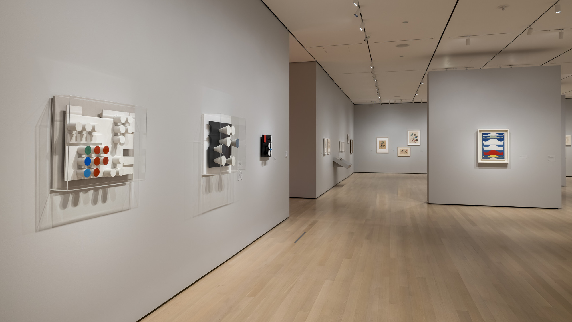 Installation view of the exhibition "Sophie Taeuber-Arp: Living ...