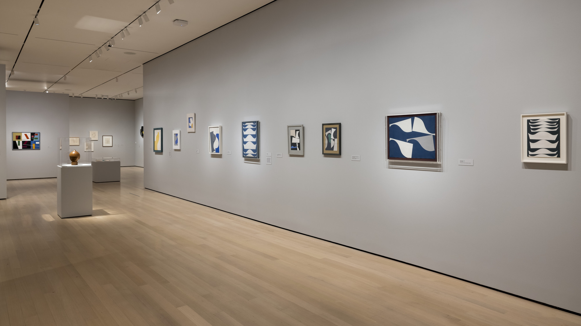 Installation view of the exhibition "Sophie Taeuber-Arp: Living ...