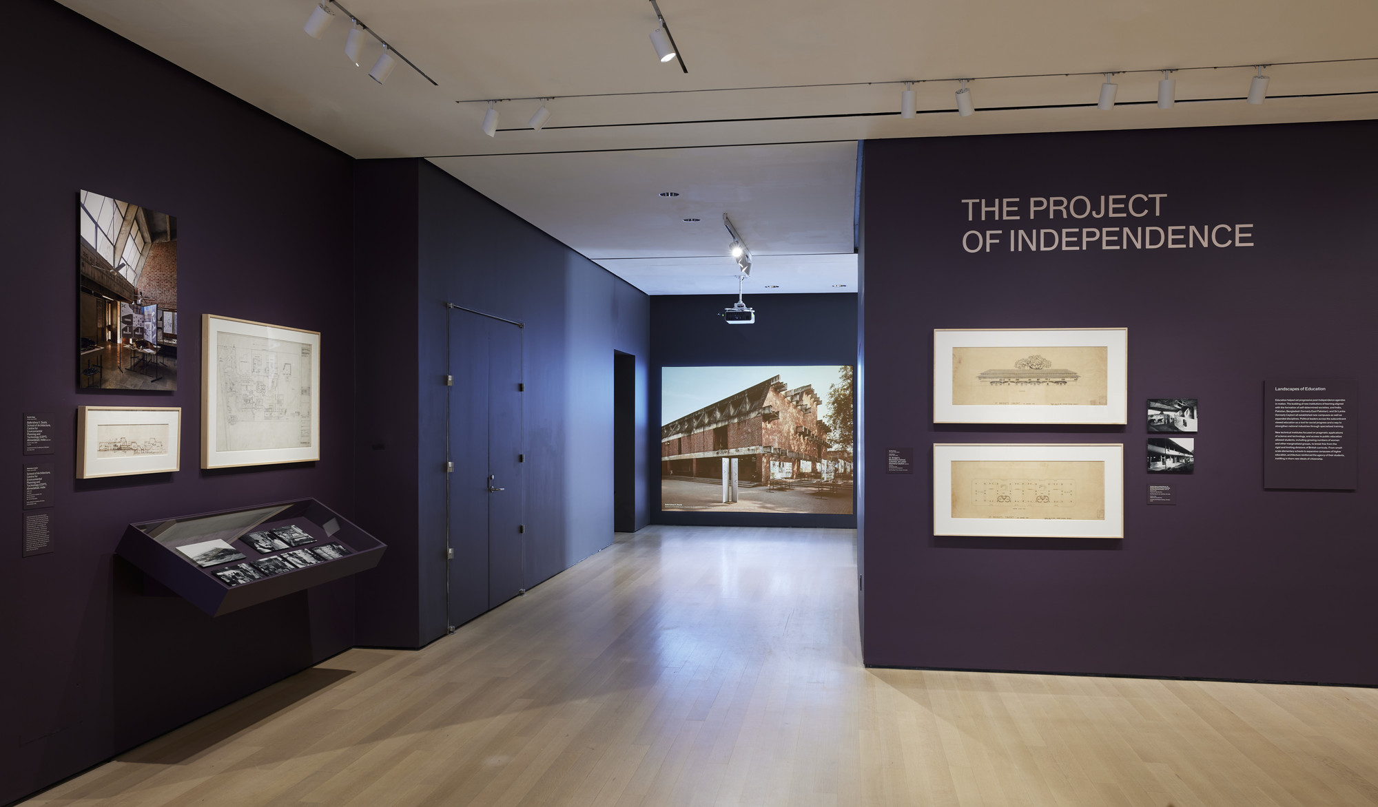 Installation view of the exhibition "The Project of Independence ...