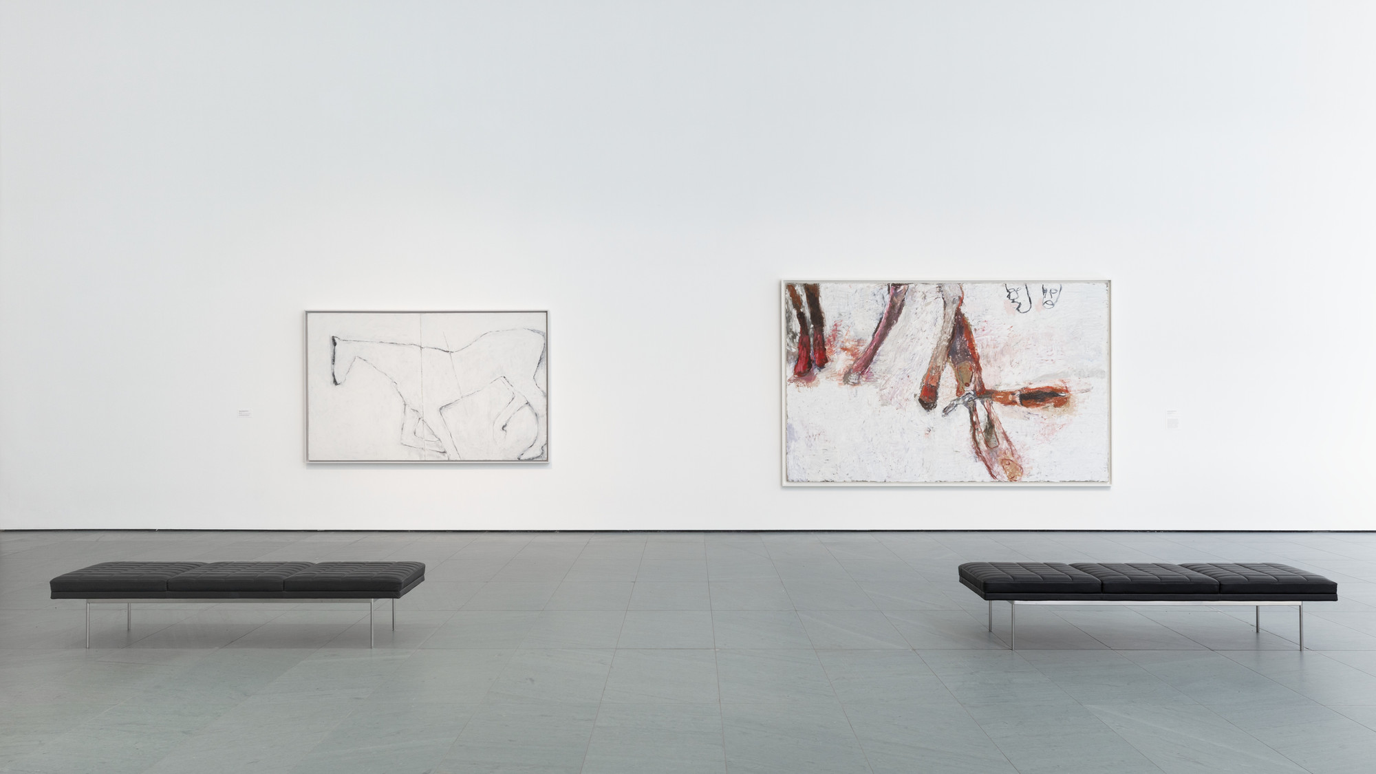 Installation view of the exhibition "Susan Rothenberg" | MoMA