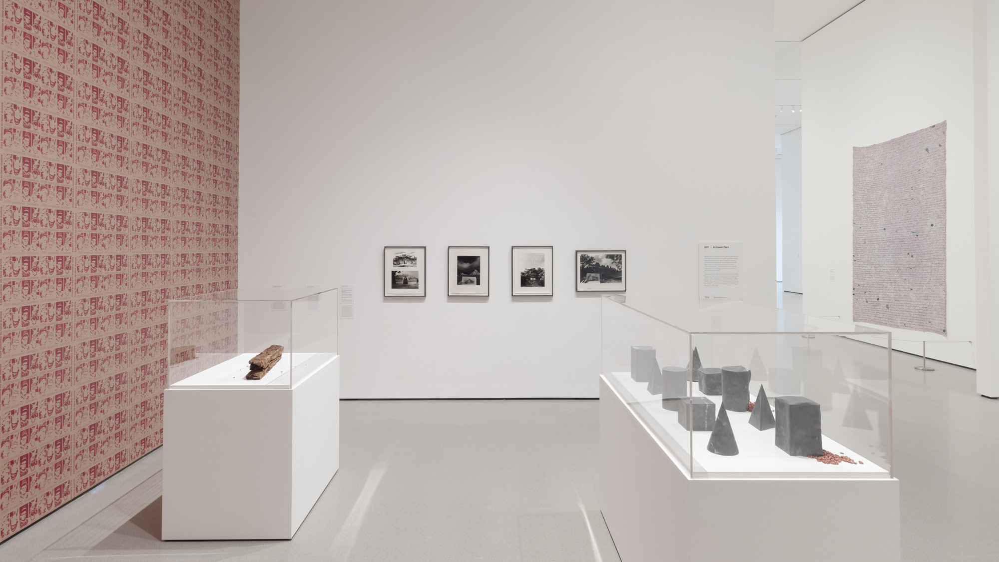 Installation view of the gallery "An Inward Turn" in the exhibition ...