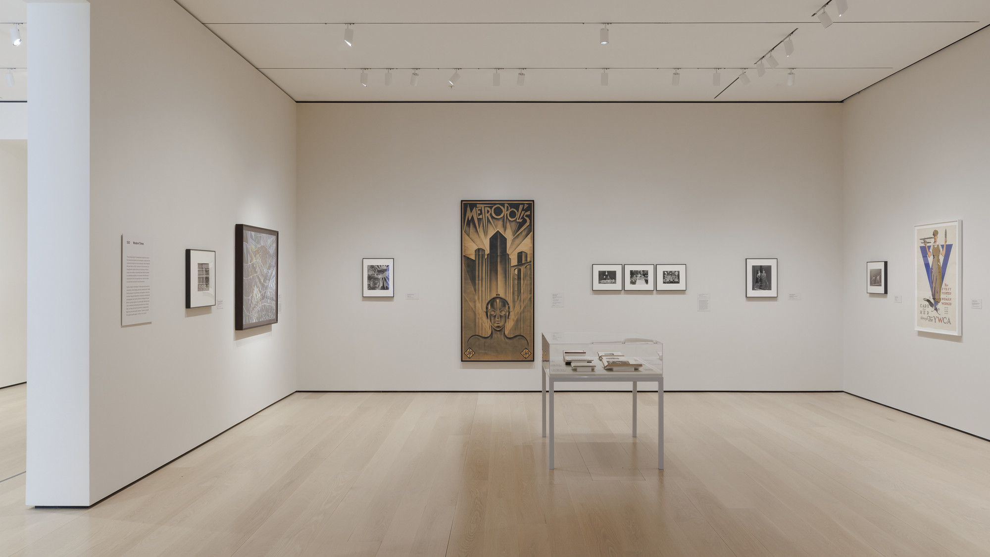 Installation view of the gallery "Modern Times" in the exhibition ...