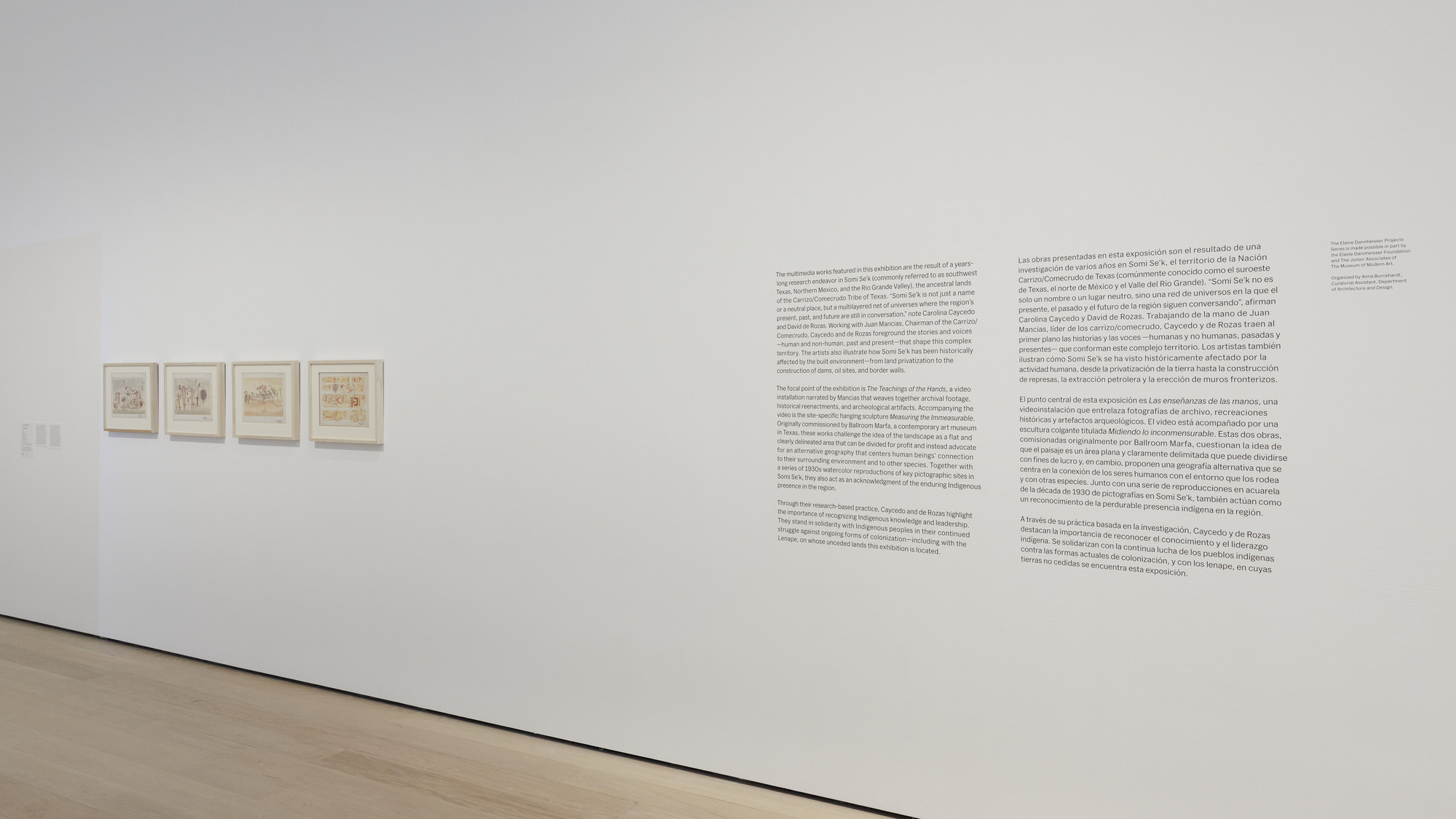 Installation view of the exhibition "Projects: Carolina Caycedo and ...