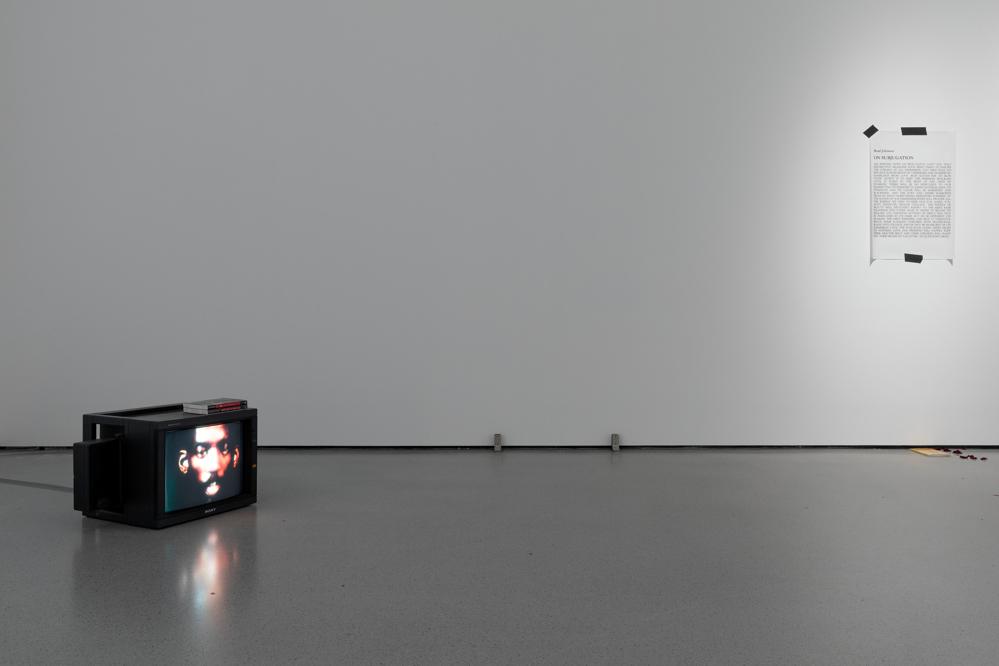 Installation view of the exhibition "Tiona Nekkia McClodden's The Brad ...