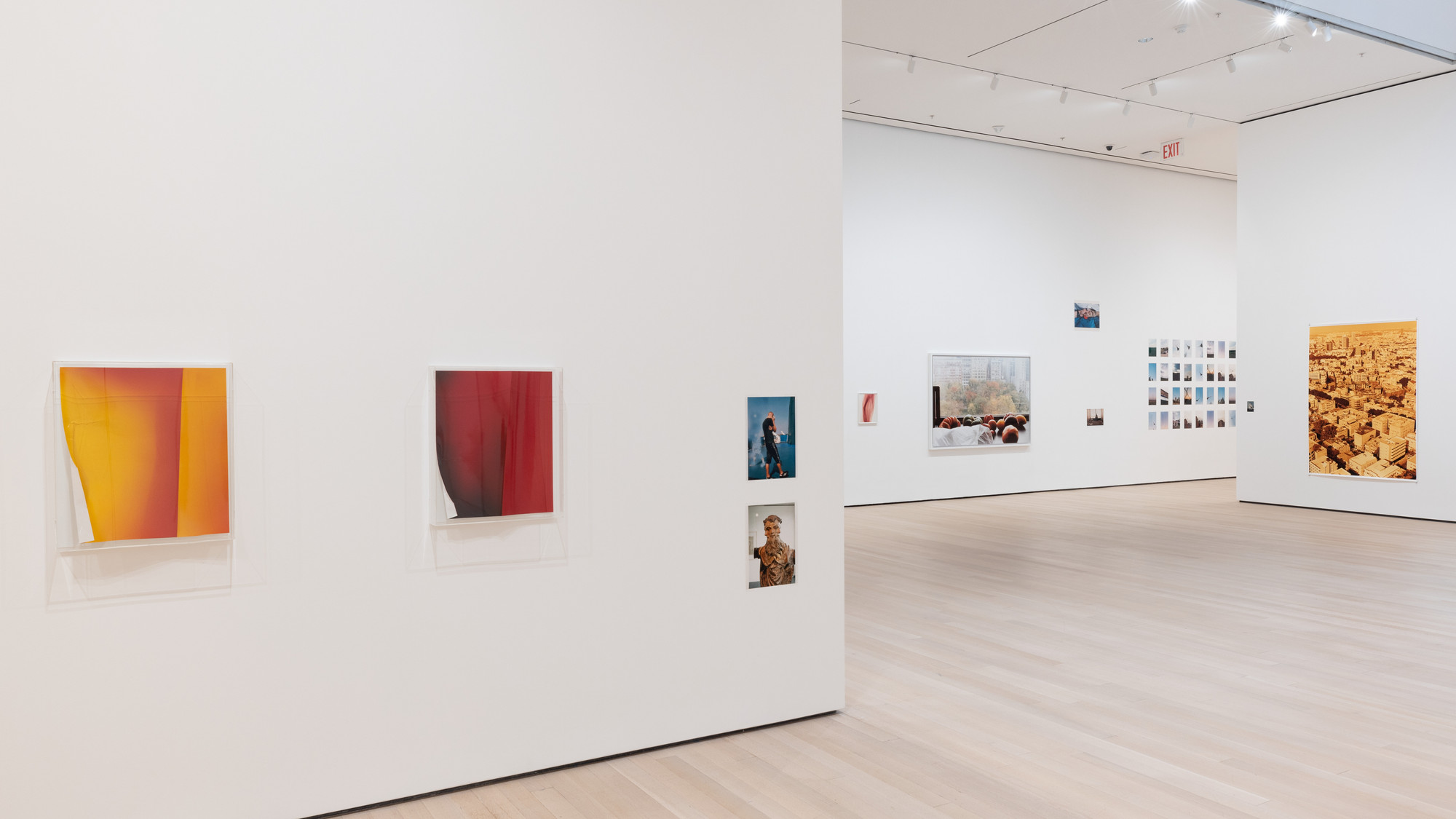Installation view of the exhibition "Wolfgang Tillmans: To look without ...