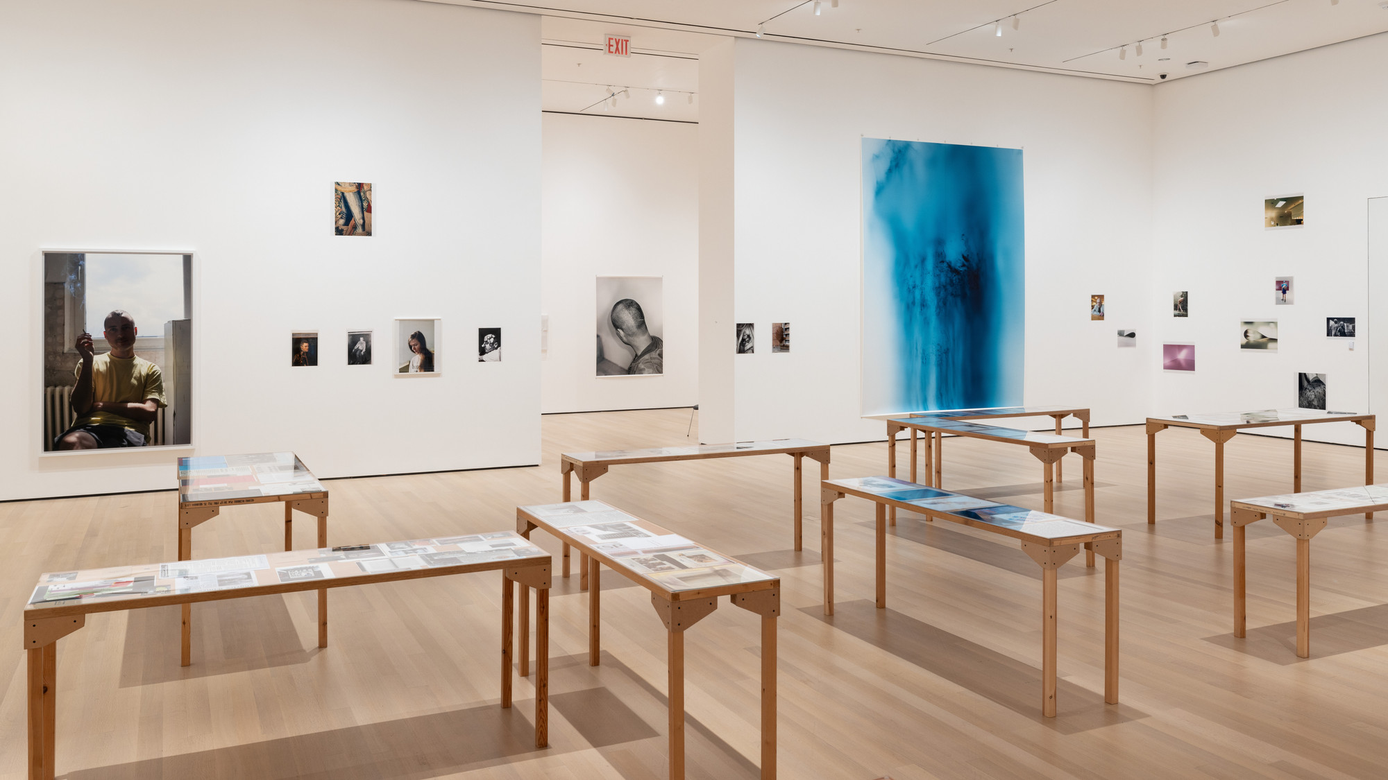 Installation view of the exhibition "Wolfgang Tillmans: To look without ...