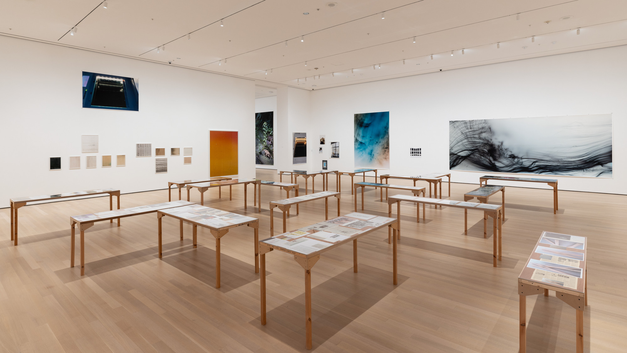 Installation view of the exhibition "Wolfgang Tillmans: To look without ...