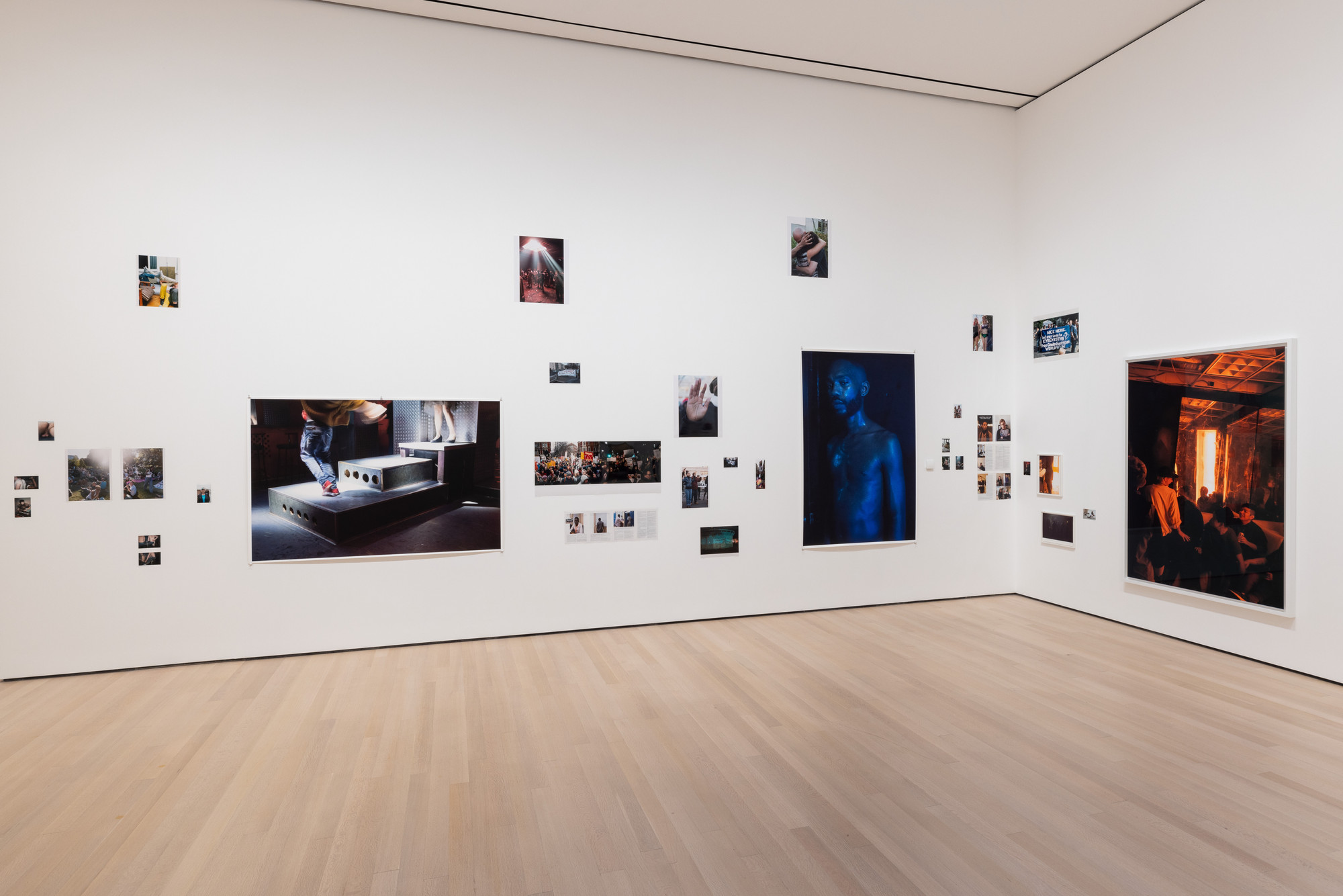 Installation view of the exhibition "Wolfgang Tillmans: To look without ...