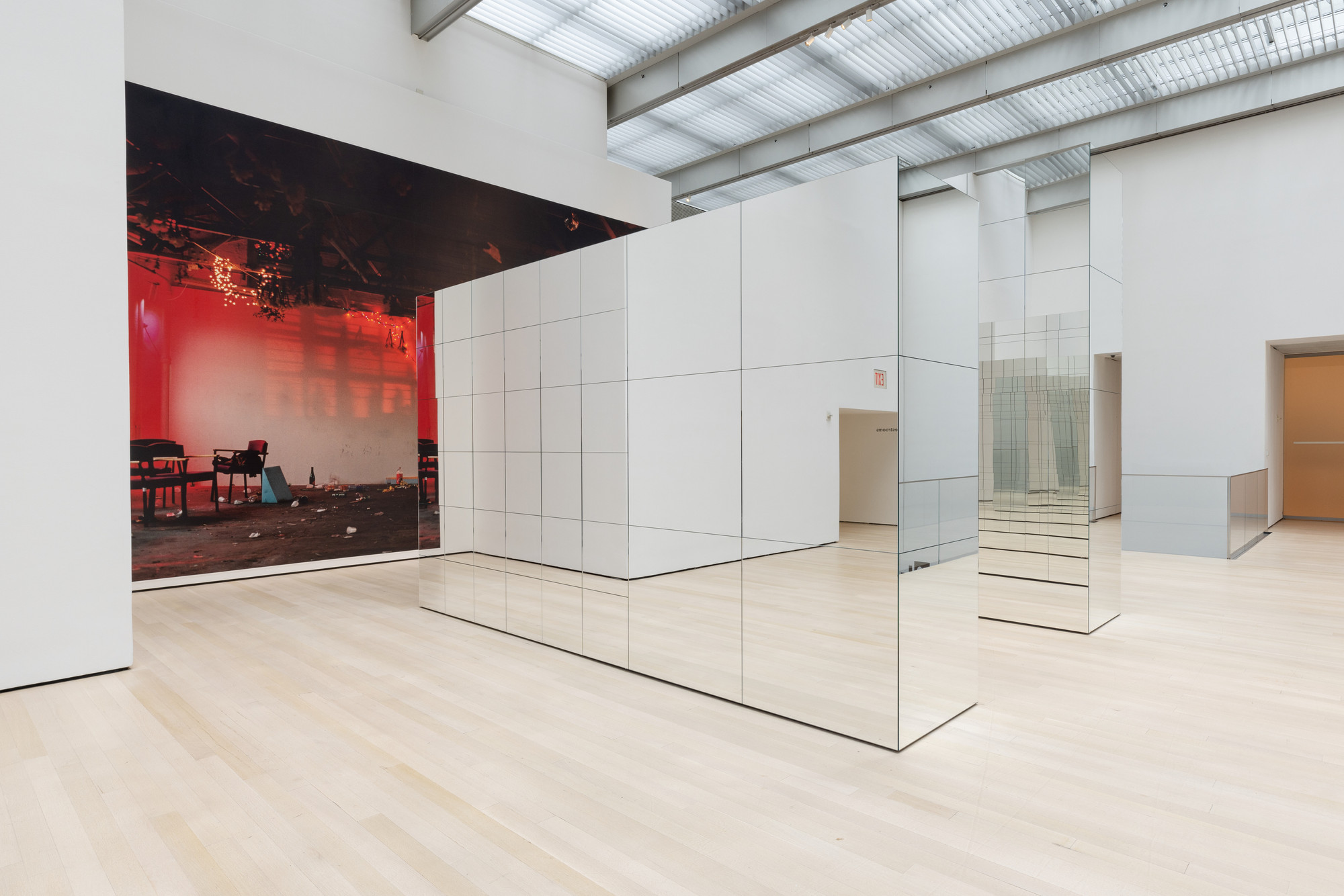 Installation view of the exhibition "Wolfgang Tillmans: To look without ...