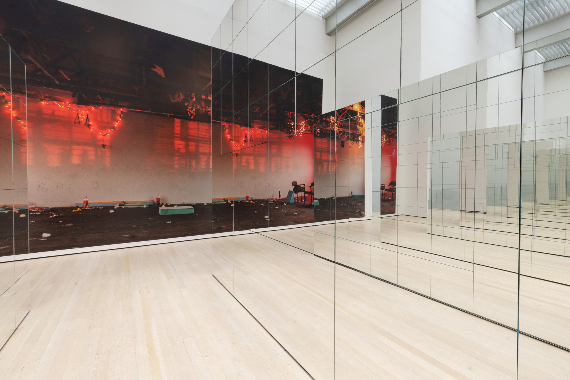 Installation view of the exhibition "Wolfgang Tillmans: To look without ...
