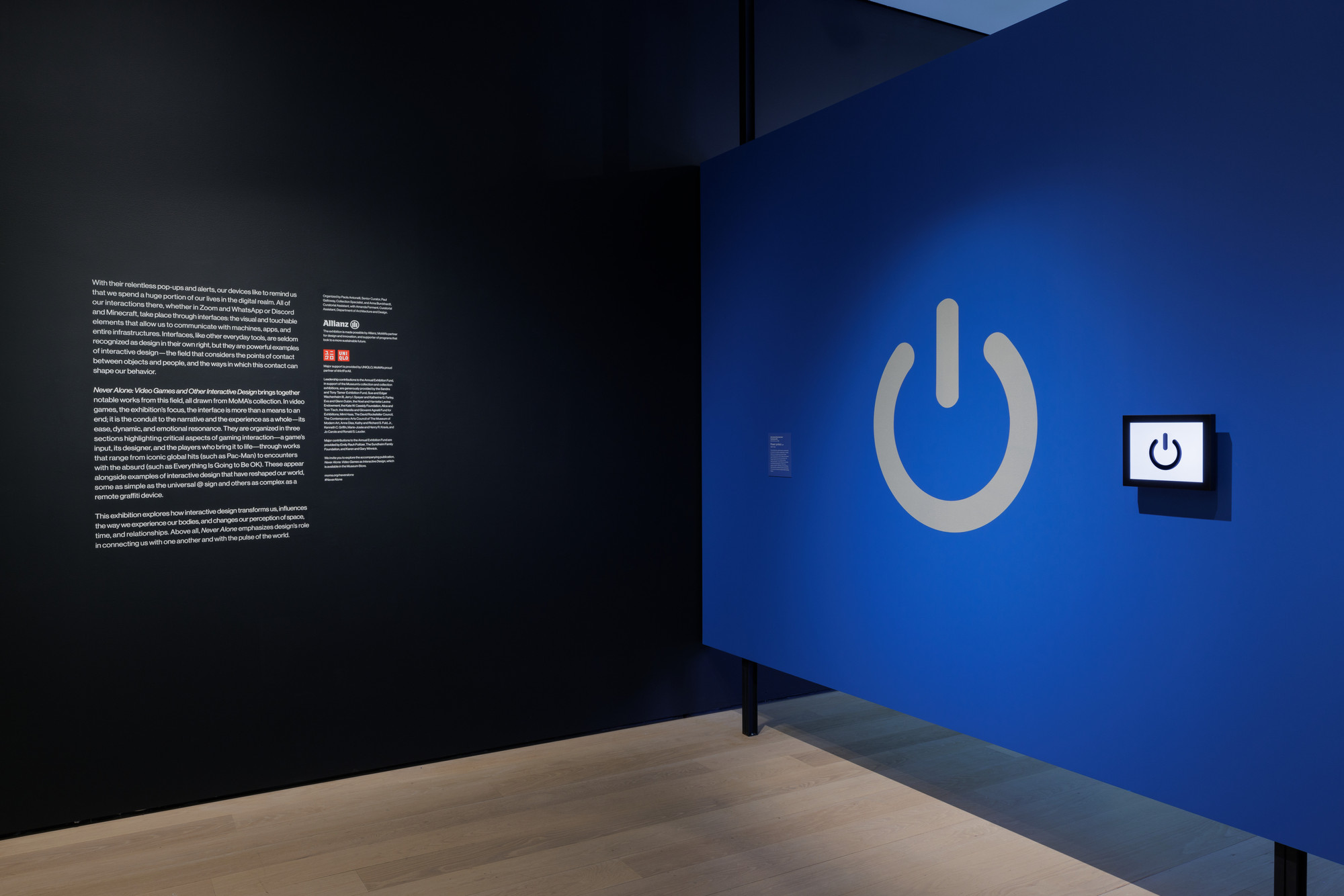 Installation view of the exhibition "Never Alone: Video Games and Other ...
