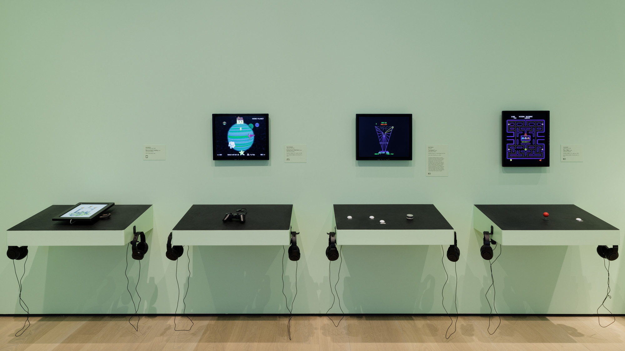 Installation view of the exhibition "Never Alone: Video Games and Other ...