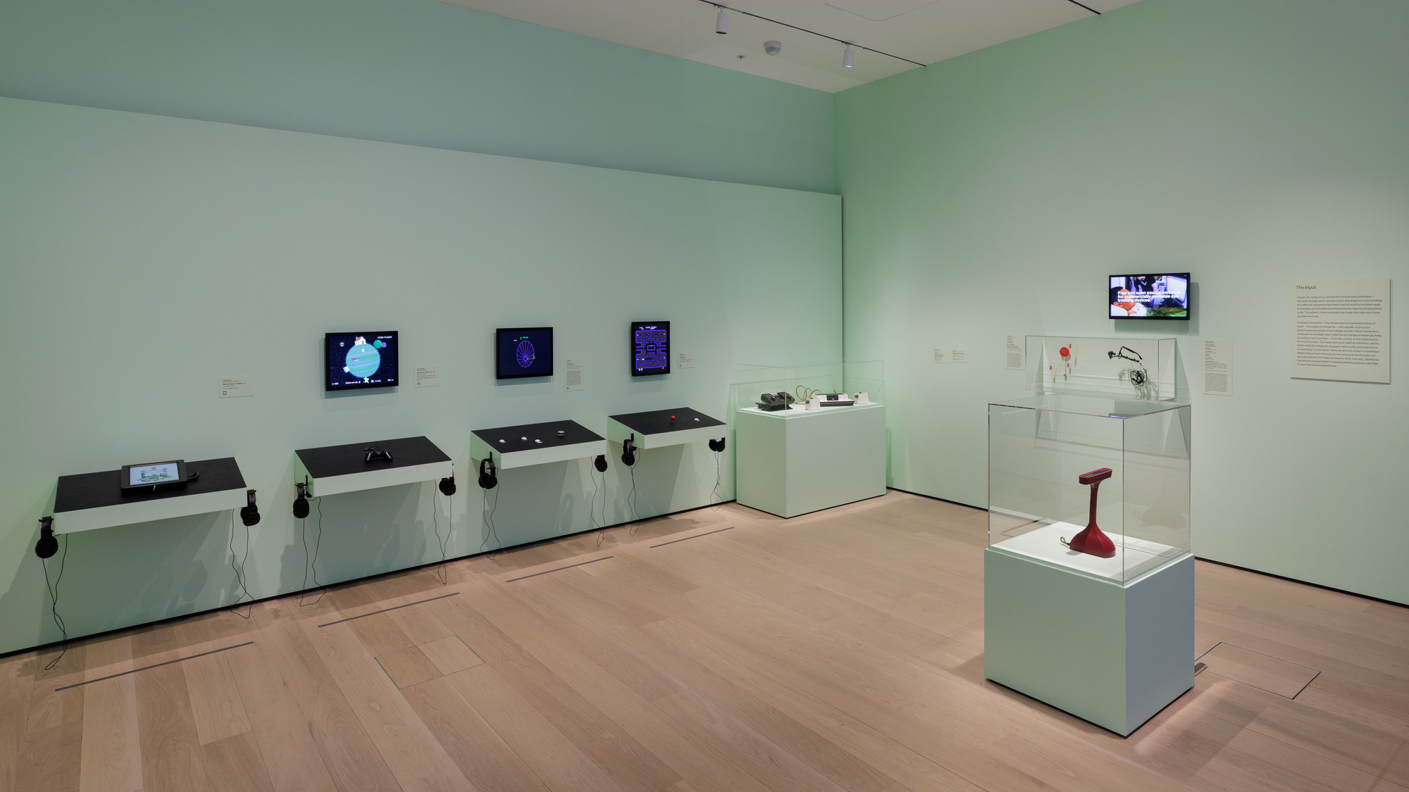 Installation view of the exhibition "Never Alone: Video Games and Other ...