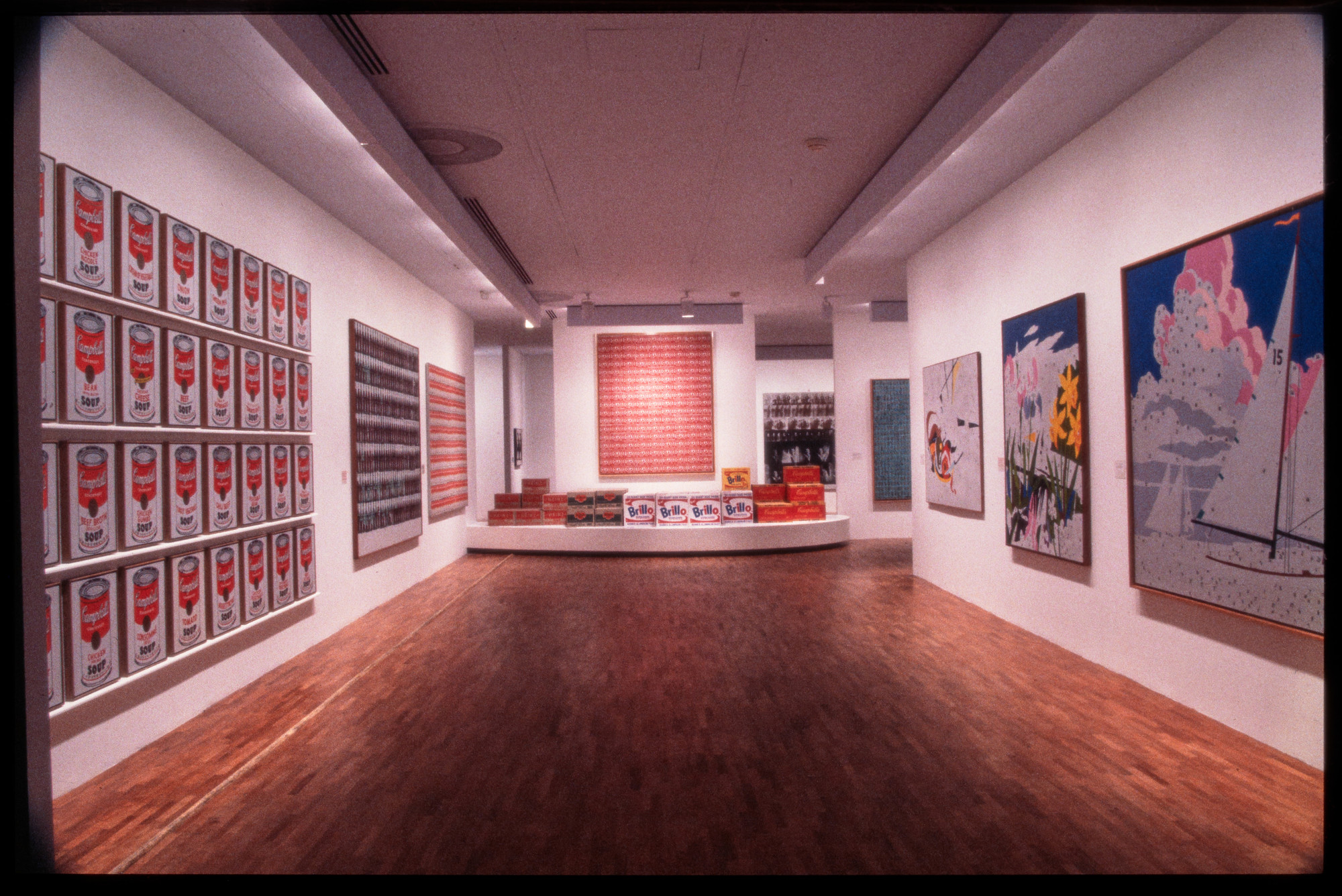 Installation view of the exhibition "Andy Warhol: A Retrospective" | MoMA