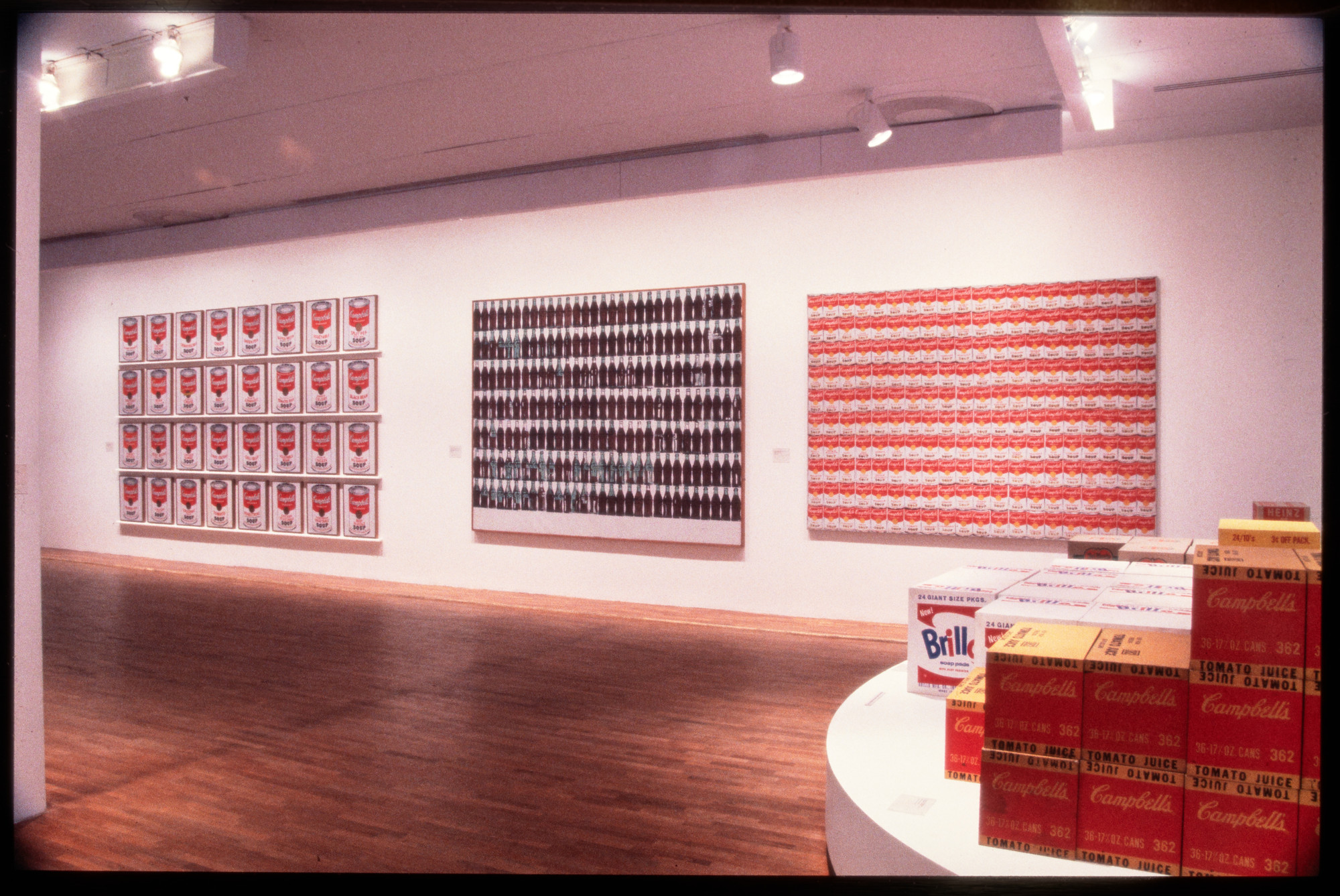 Installation view of the exhibition "Andy Warhol: A Retrospective" | MoMA