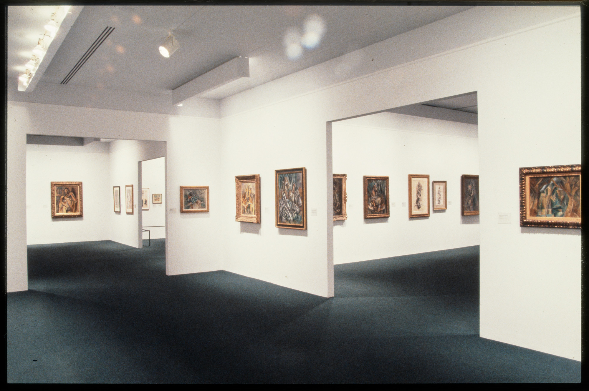 Installation view of the exhibition "Picasso and Braque: Pioneering ...